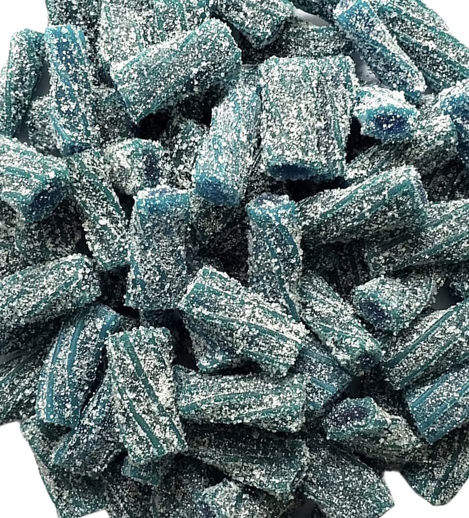 Amazon.com : Pectin Filled Sour Licorice Twist Bites Gummy Candy (Blue ...