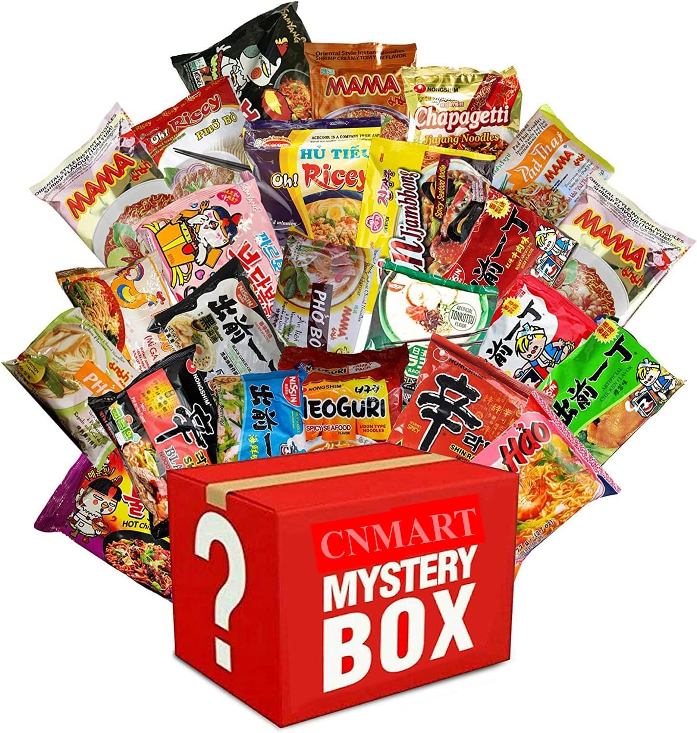 World Instant Noodles Ramen Variety Bundle & Chopsticks - Nissin ...