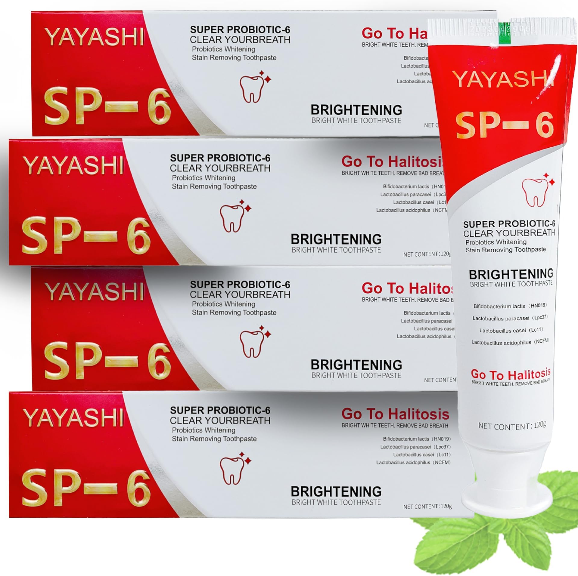Amazon.com: Sp6 probiotic Toothpaste whitening, sp6 Ultra whitening ...