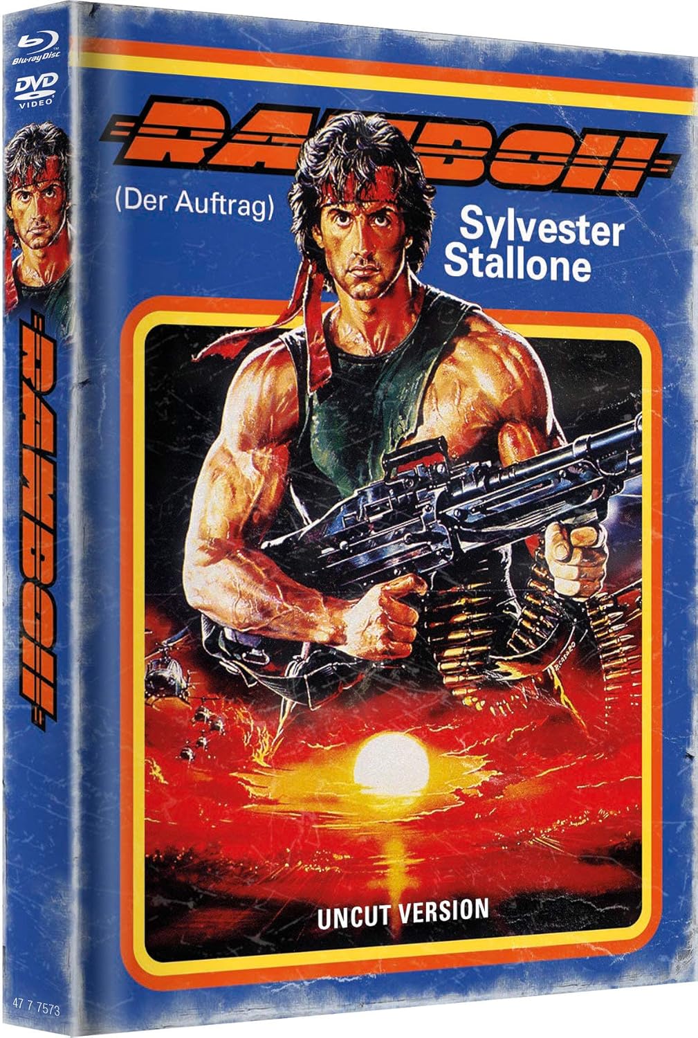 Rambo 2 - Der Auftrag - Mediabook Cover B - Limited to 999 Pieces [Blu ...
