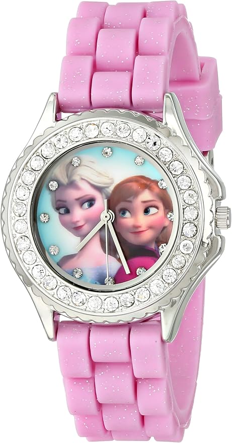 Amazon.com: Accutime Disney Kids' FZN3554 Frozen Anna and Elsa ...