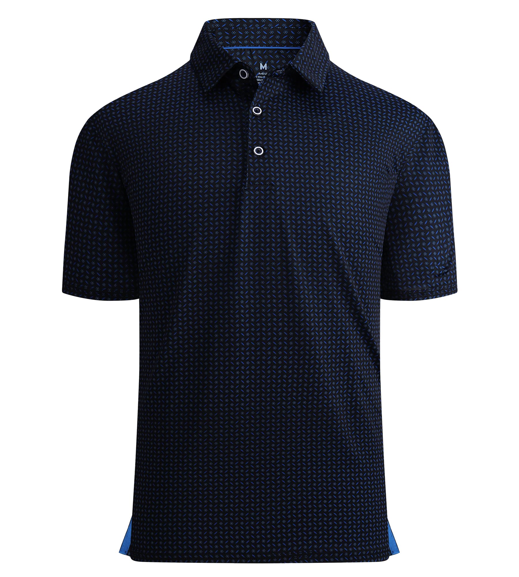 Amazon.com: Alex Vando Mens Golf Shirt Moisture Wicking Quick-Dry Print ...