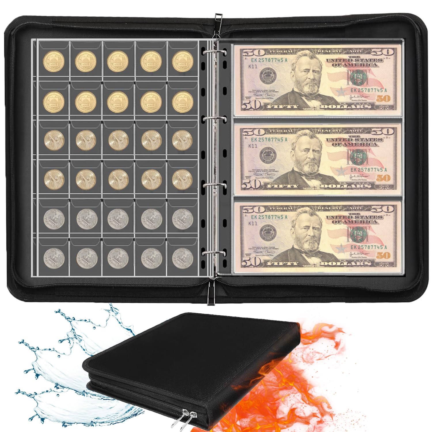 Amazon.com : Coin Collection Book Holder for Collectors, FOTEEMO ...