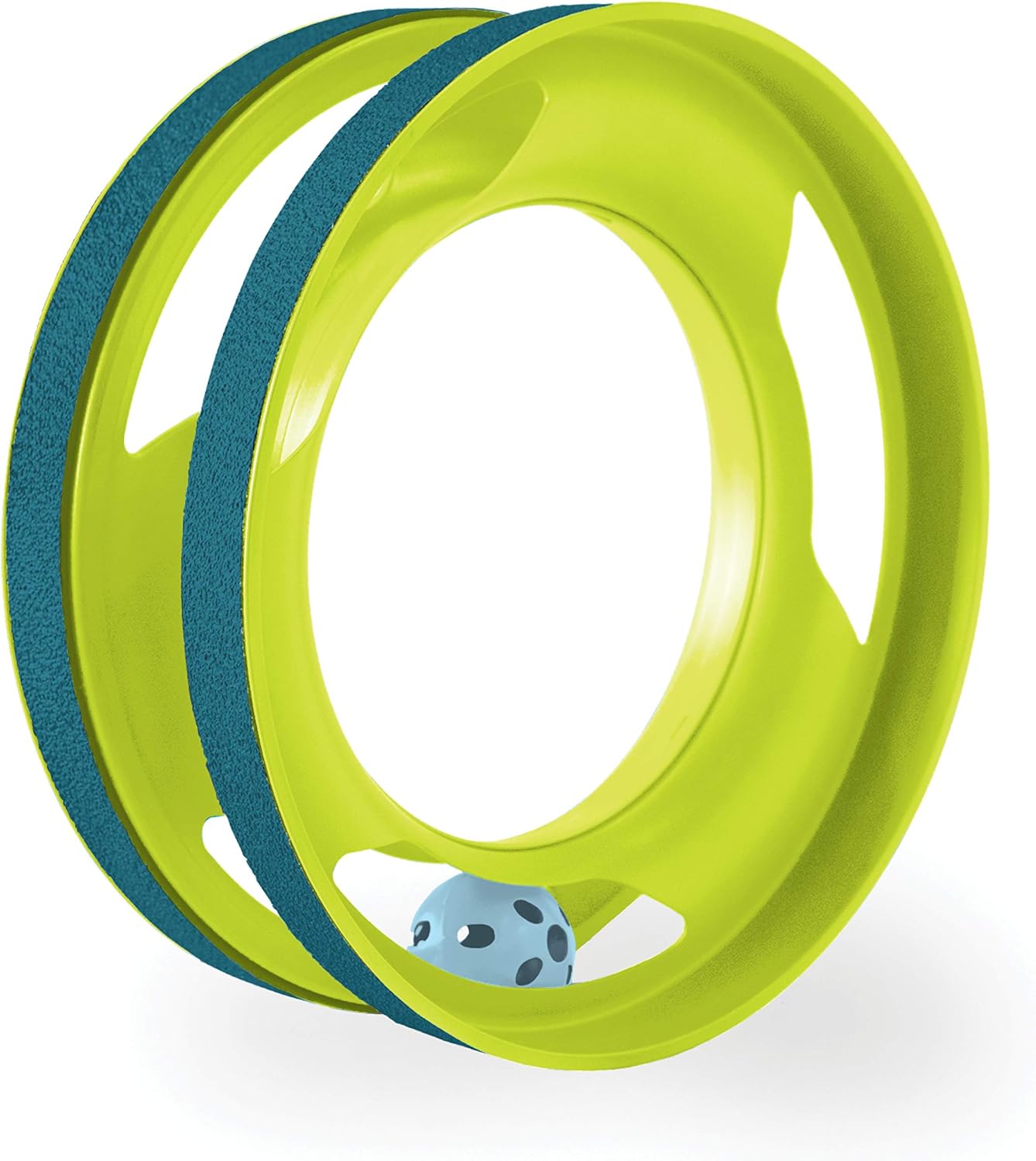 Amazon.com: Catstages Ring Track Green Roll and Chase Interactive Cat ...
