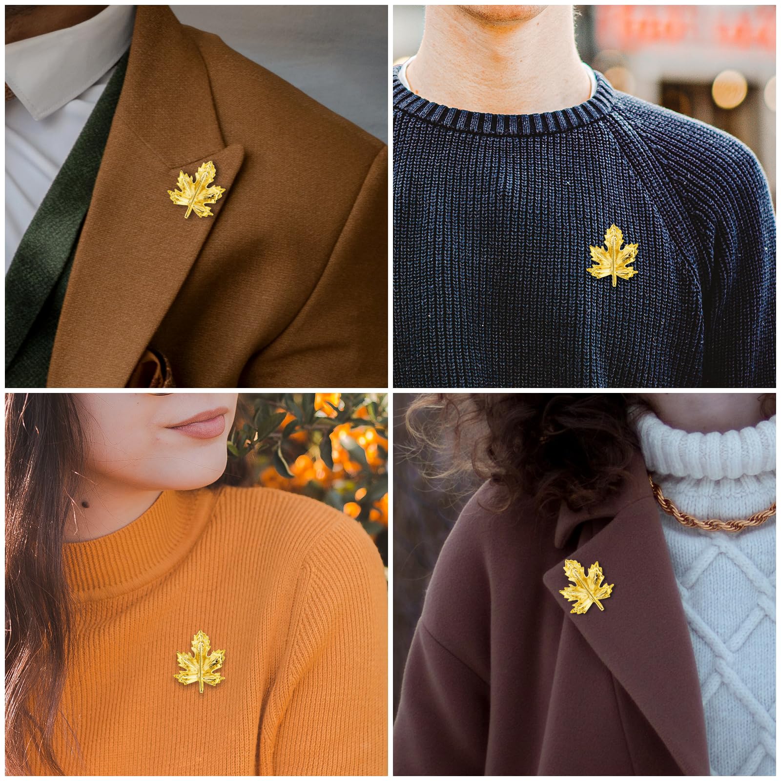 Snapklik.com : 18K Gold Tone Lapel Pins Brooch For Men Suit, Metal ...