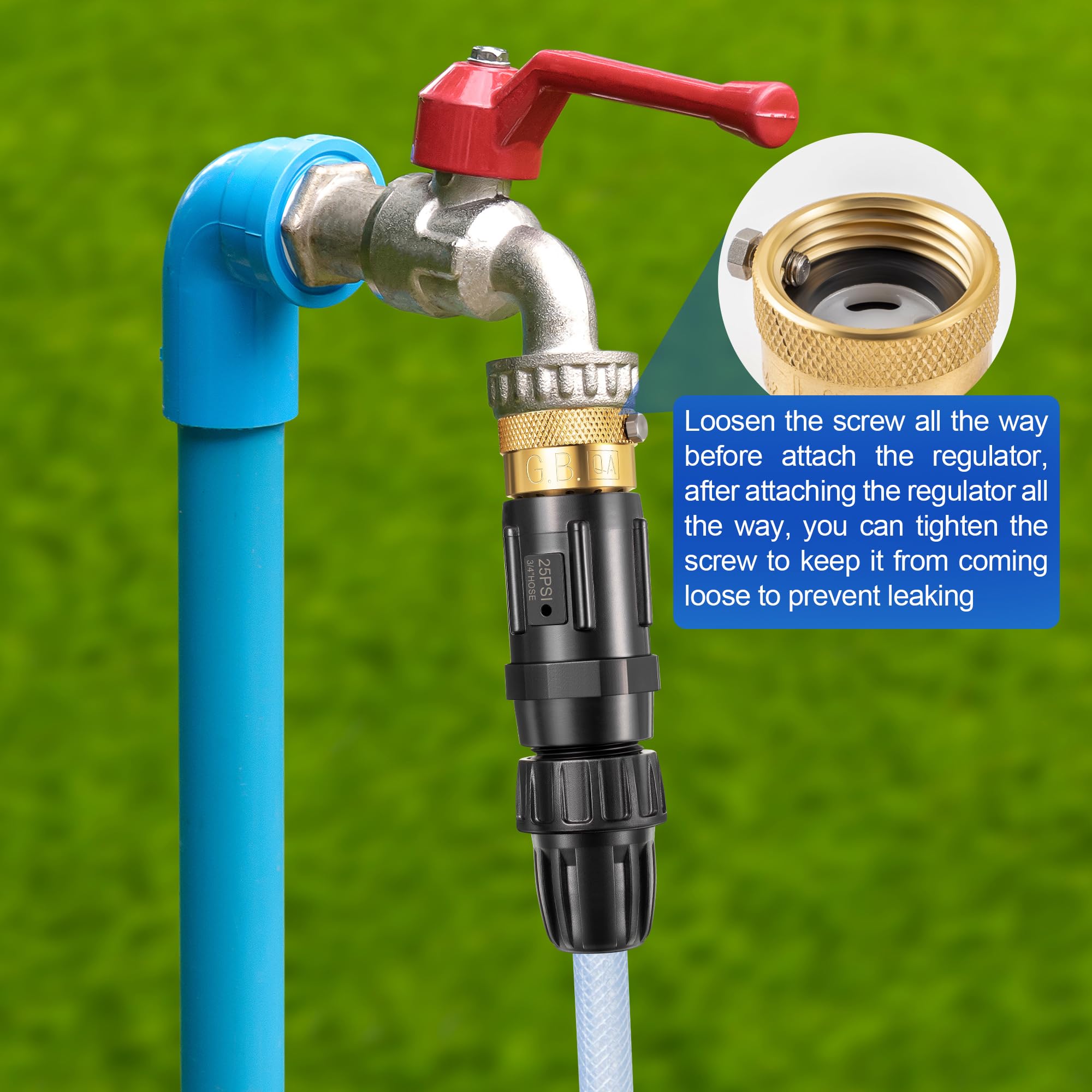 Snapklik.com : Feekoon 2 Set 25 Psi Drip Irrigation Faucet Adapter Kit ...