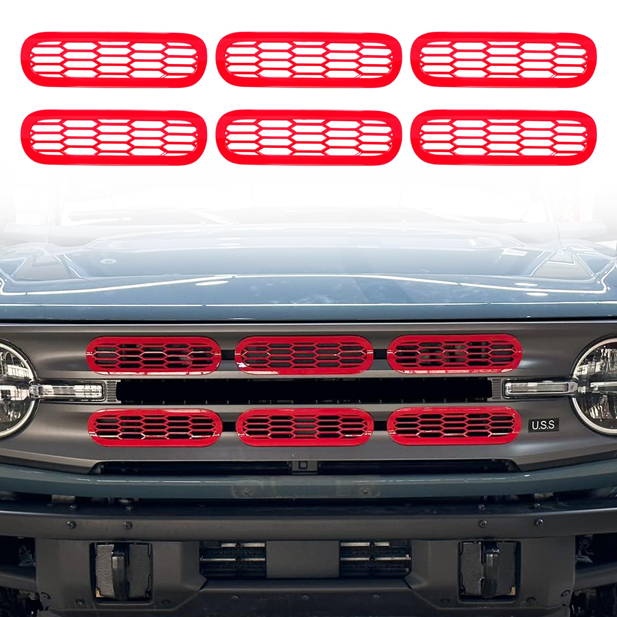 Snapklik.com : Sukemichi Front Grille Mesh Grill Inserts For 2021 2022 ...