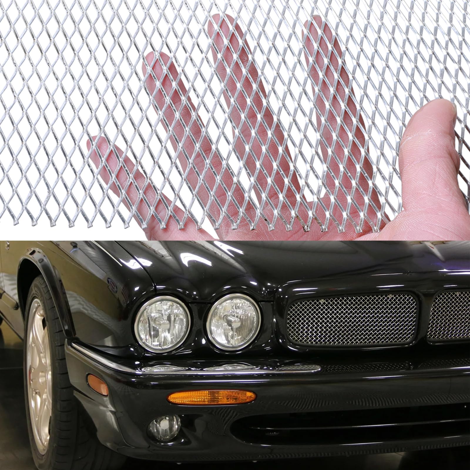Chrome Grille Mesh Sheets