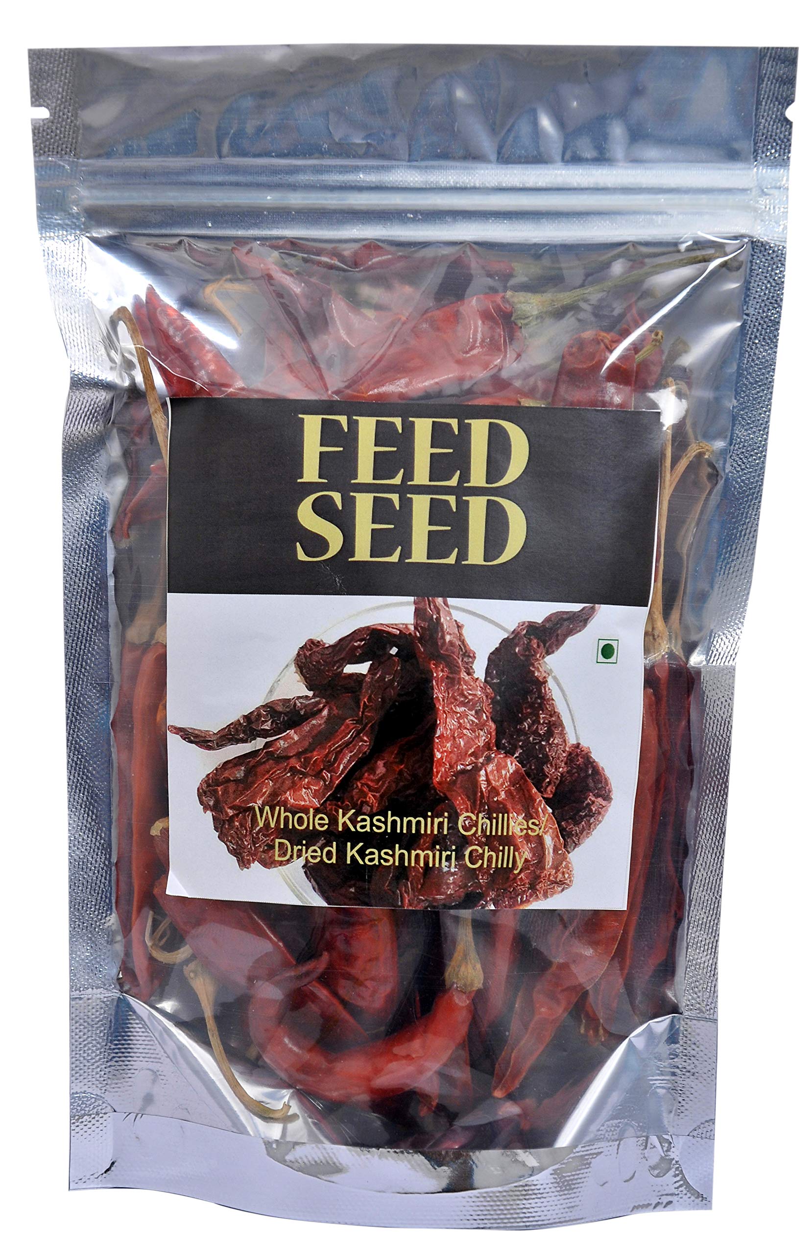 Feedseed Dried Whole Kashmiri Chilli Dried Red Chilli Whole 100 ...