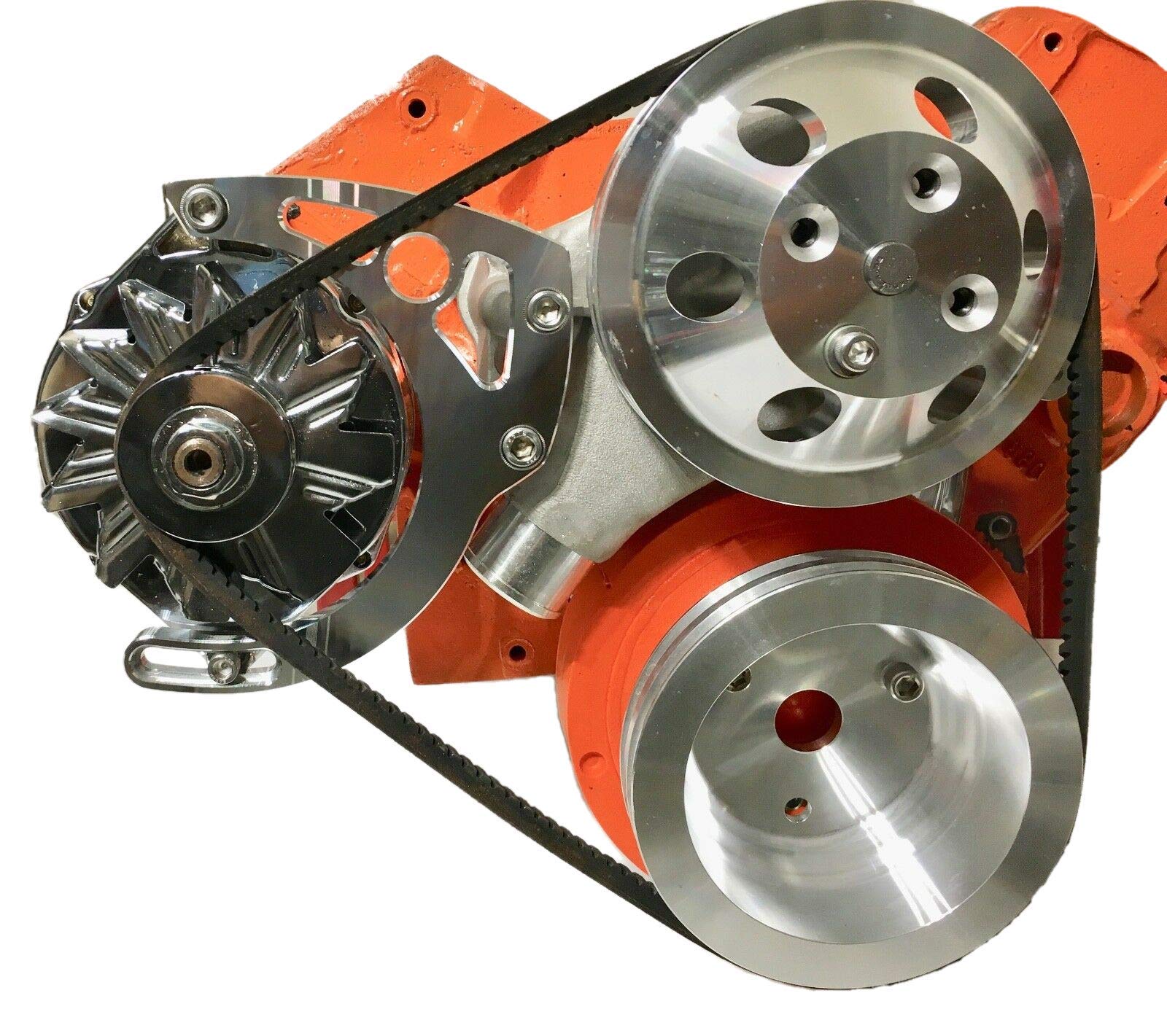 Amazon.com: Chap Performance New Small Block Chevy Alternator Bracket ...