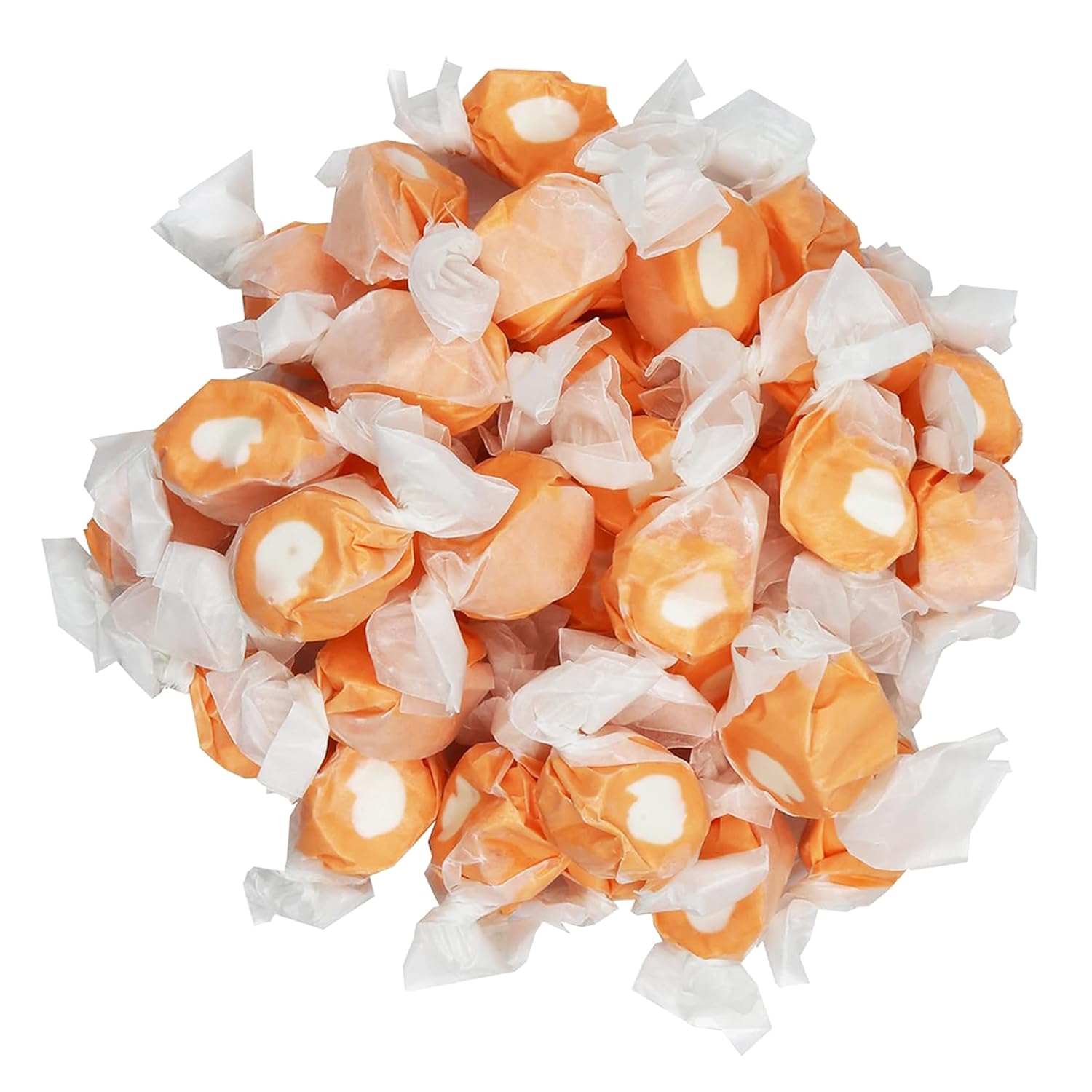 Amazon.com : Sarahs Candy Factory Salt Water Taffy Orange Vanilla Taffy ...
