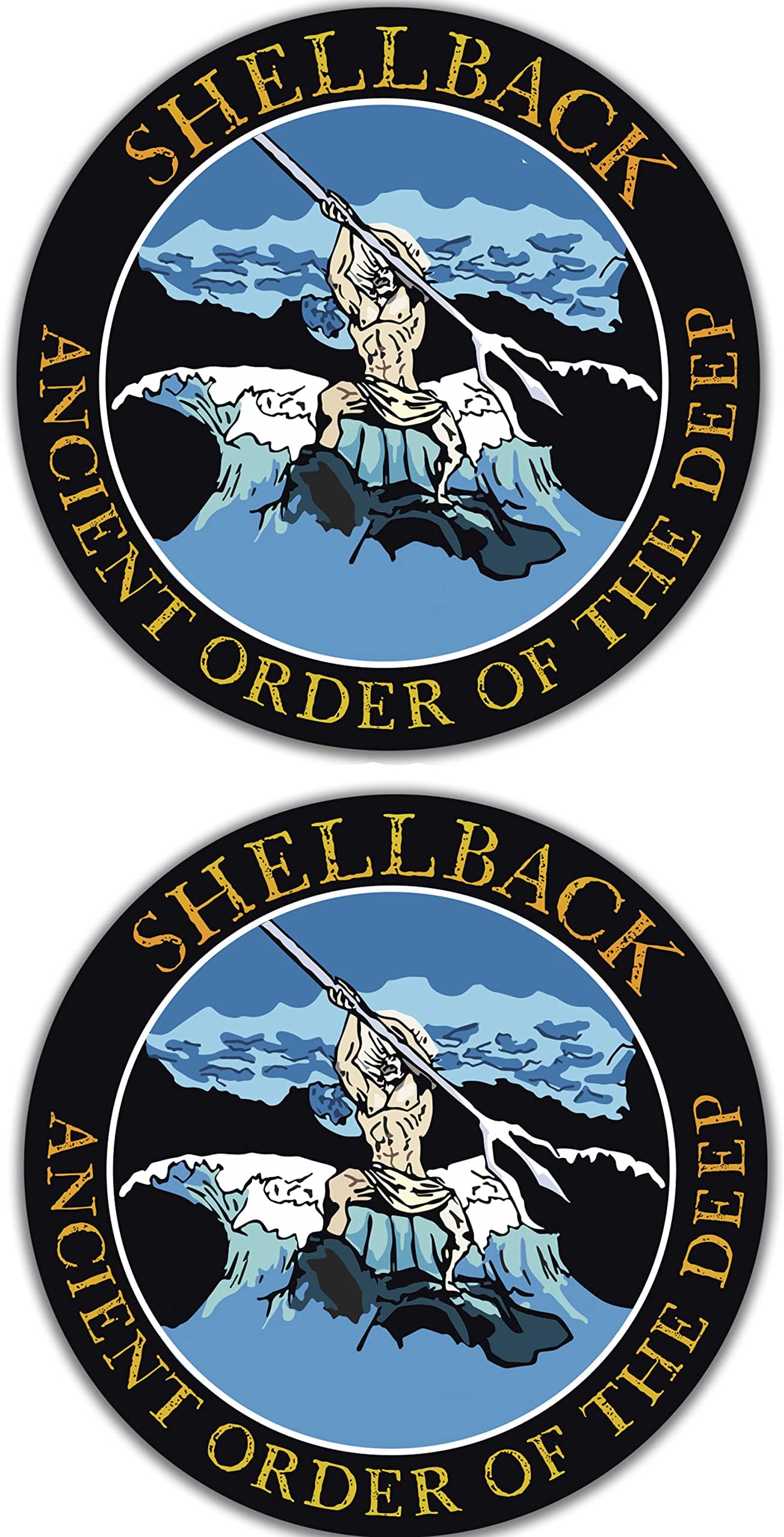 Amazon.com - Shellback Navy Military Sticker Car Bumper Truck Decal 3.5 in