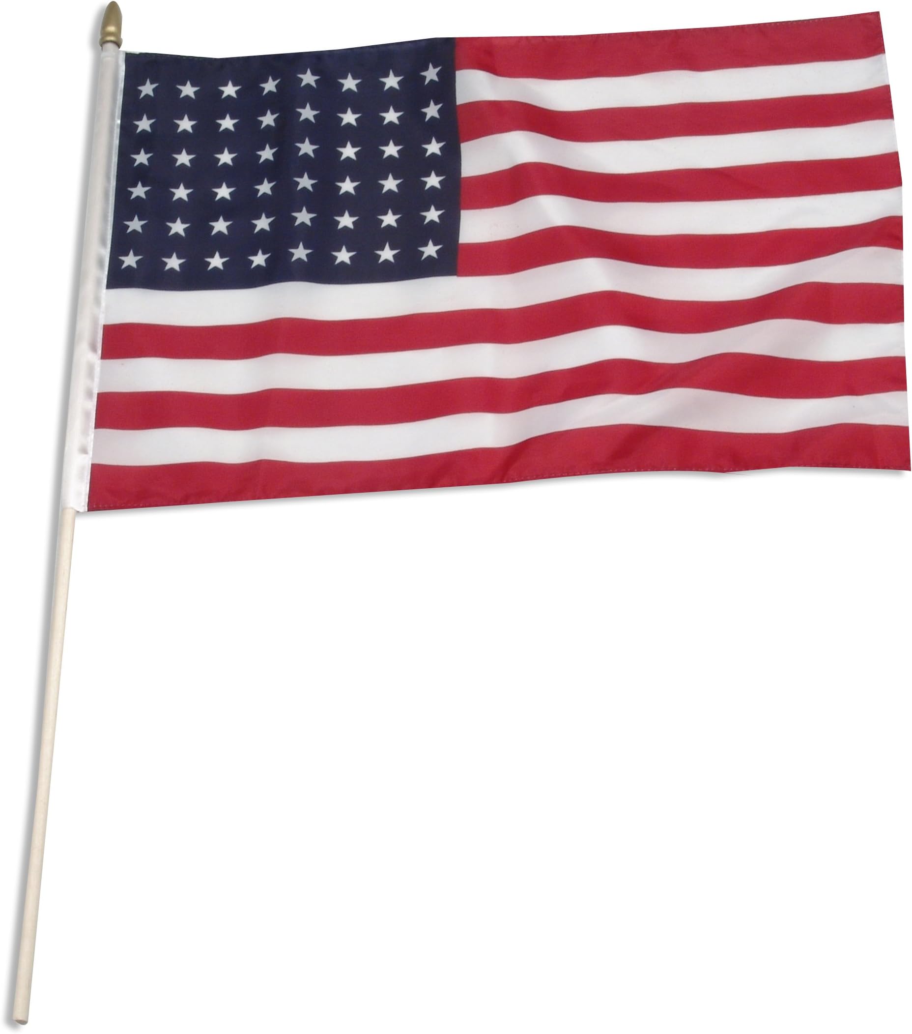 Amazon.com : USA UNITED STATES 12 X 18 INCH STICK FLAG WITH 2 FOOT POLE ...