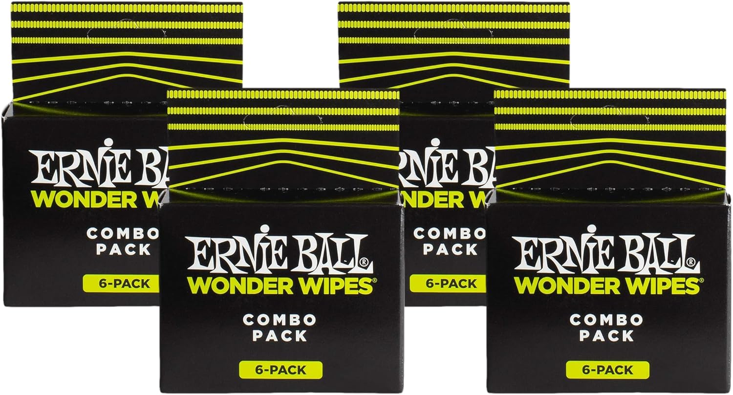 Amazon.com: Ernie Ball Guitar Wonder Wipes Combo Pack, 24-pack (P04279 ...