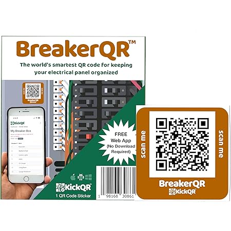 Amazon.com: Smart QR Code Sticker for Digital Electrical Panel Notes ...