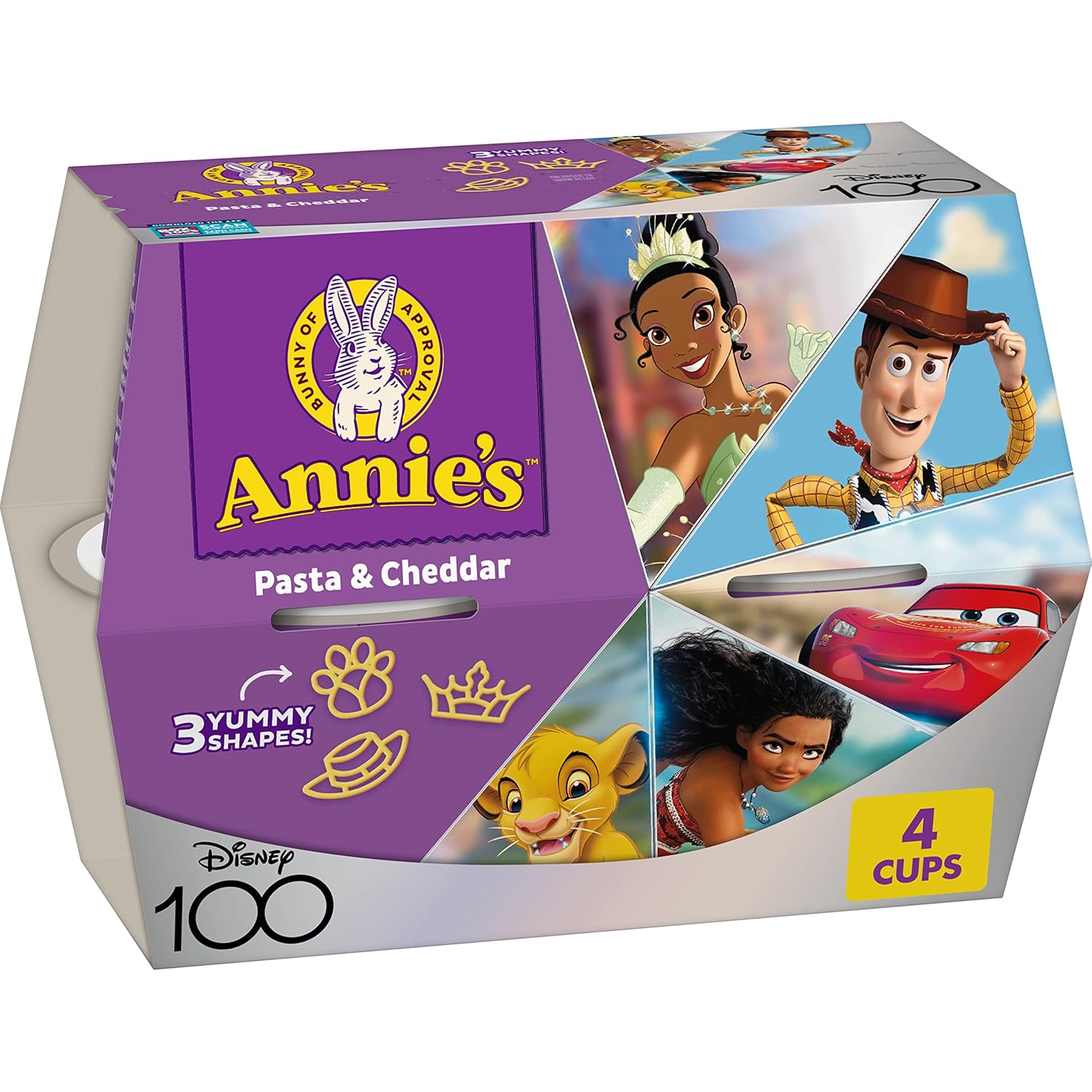 Amazon.com : Annie's Disney 100 Macaroni and Cheese, Pasta & Cheddar ...