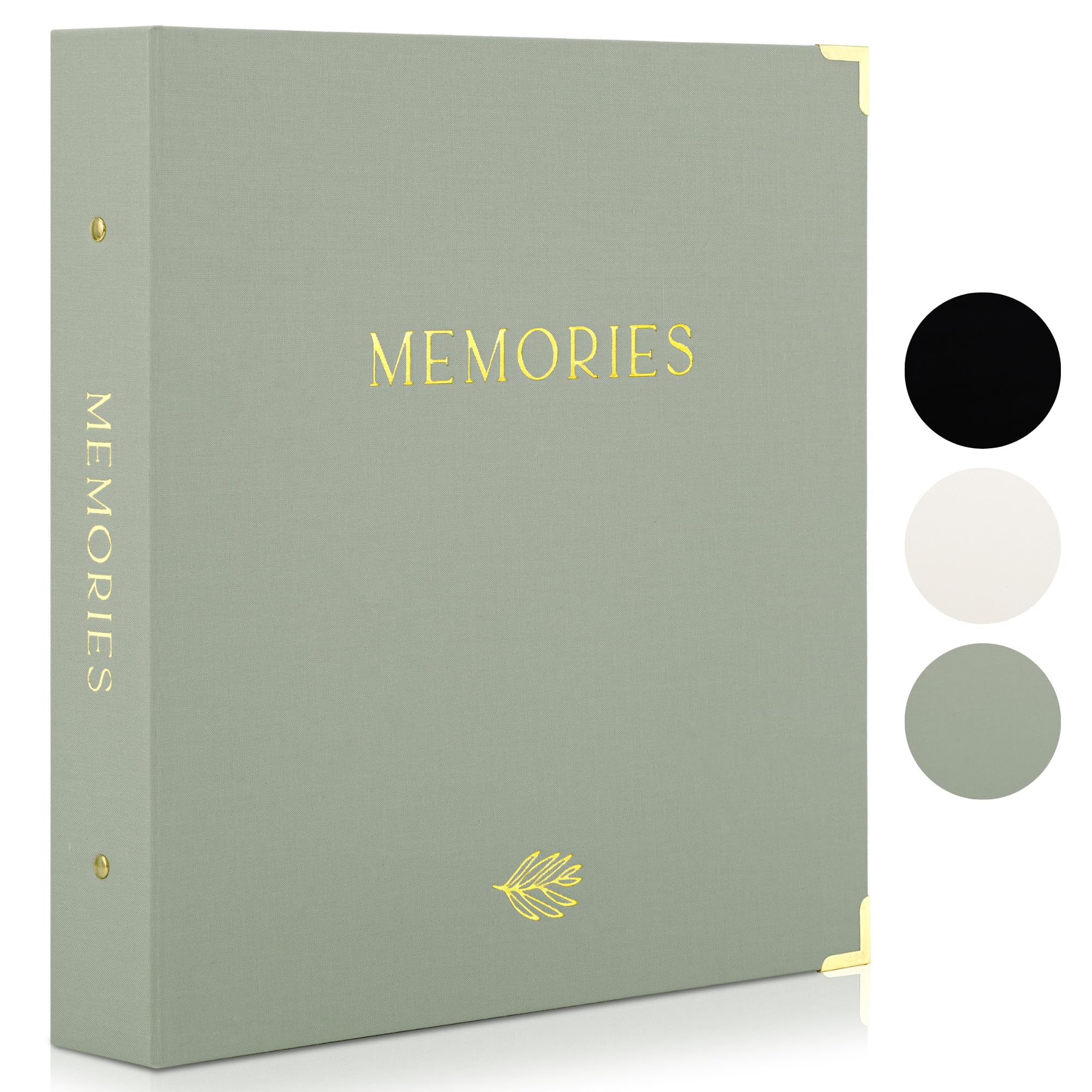 Amazon.com: Beautiful Linen Photo Album For 4x6 Photos - Safely Holds ...