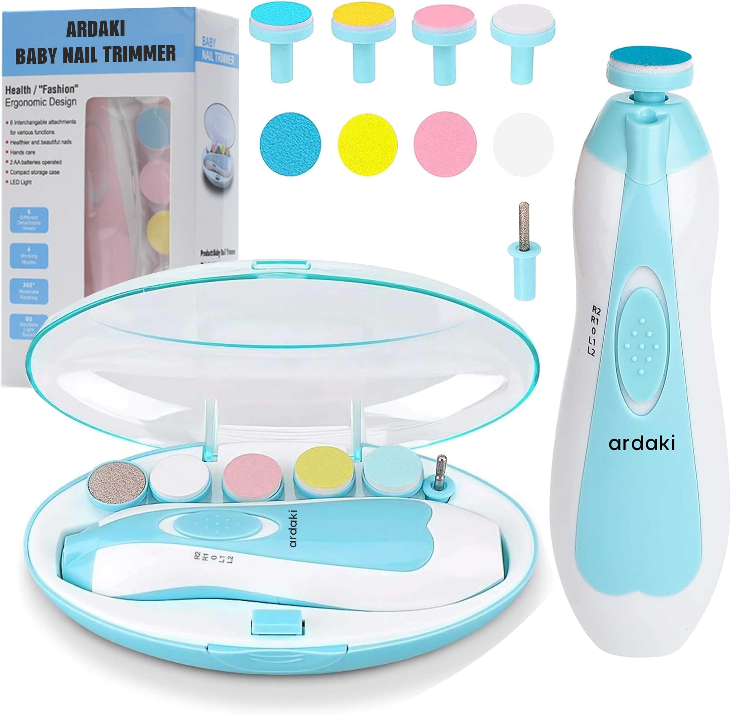 Buy Quisitics Electric Nail Trimmer For Baby, Baby Nail Trimmer, Baby ...