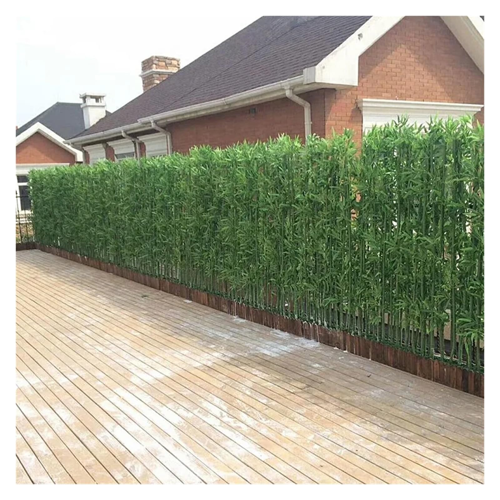 Amazon.com: Patio Artificial Bamboo Plants Trees Privacy Fence Outdoor ...