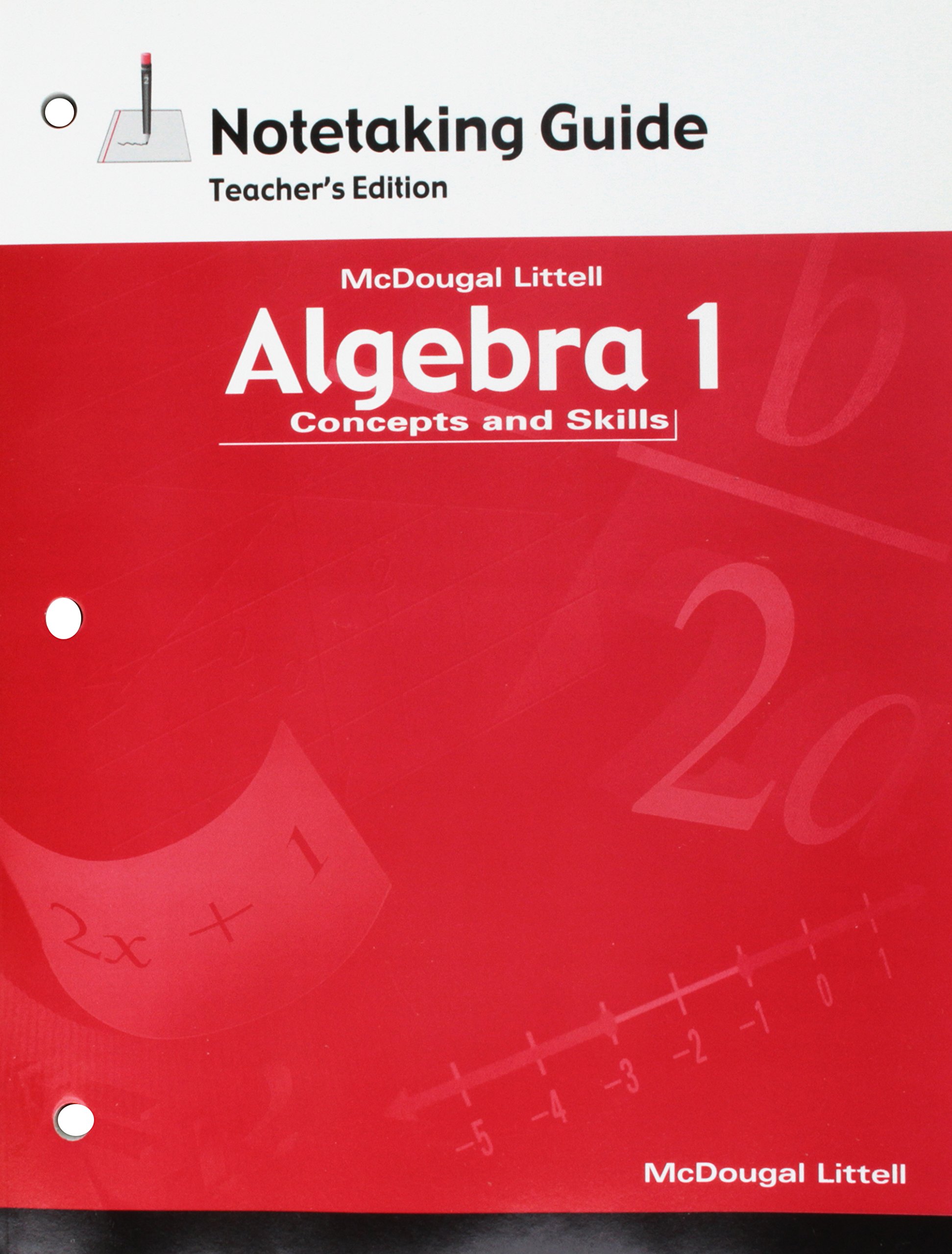 Algebra 1: Concepts and Skills: Notetaking Guide Teacher Edition ...