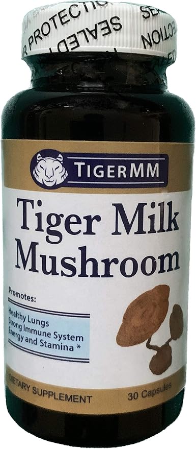 Tiger Milk Mushroom (Lignosus rhinocerus), Lung Support Supplement ...