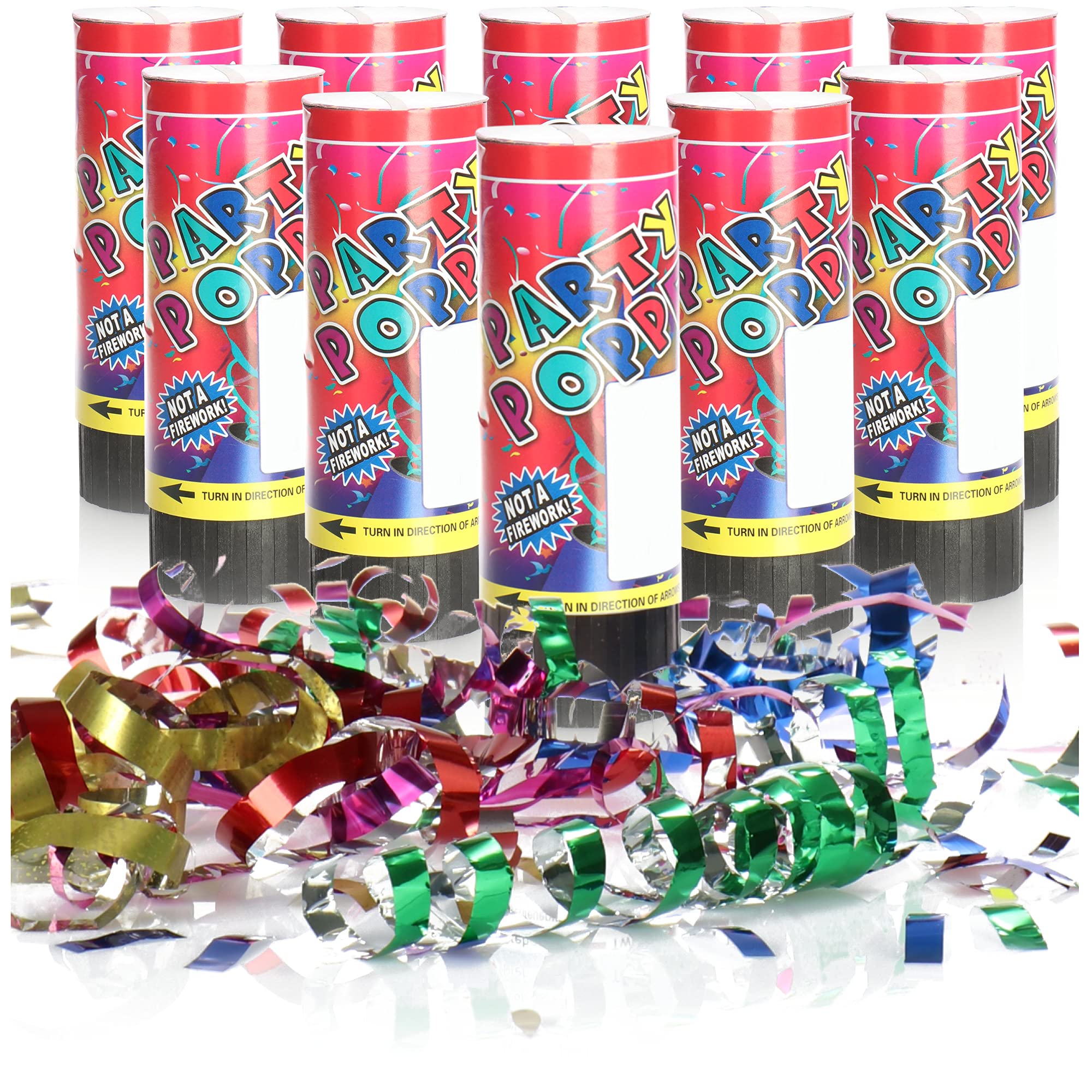 Party Popper Confetti Cannon Party Popper Goud XL | Feestwinkel.nl