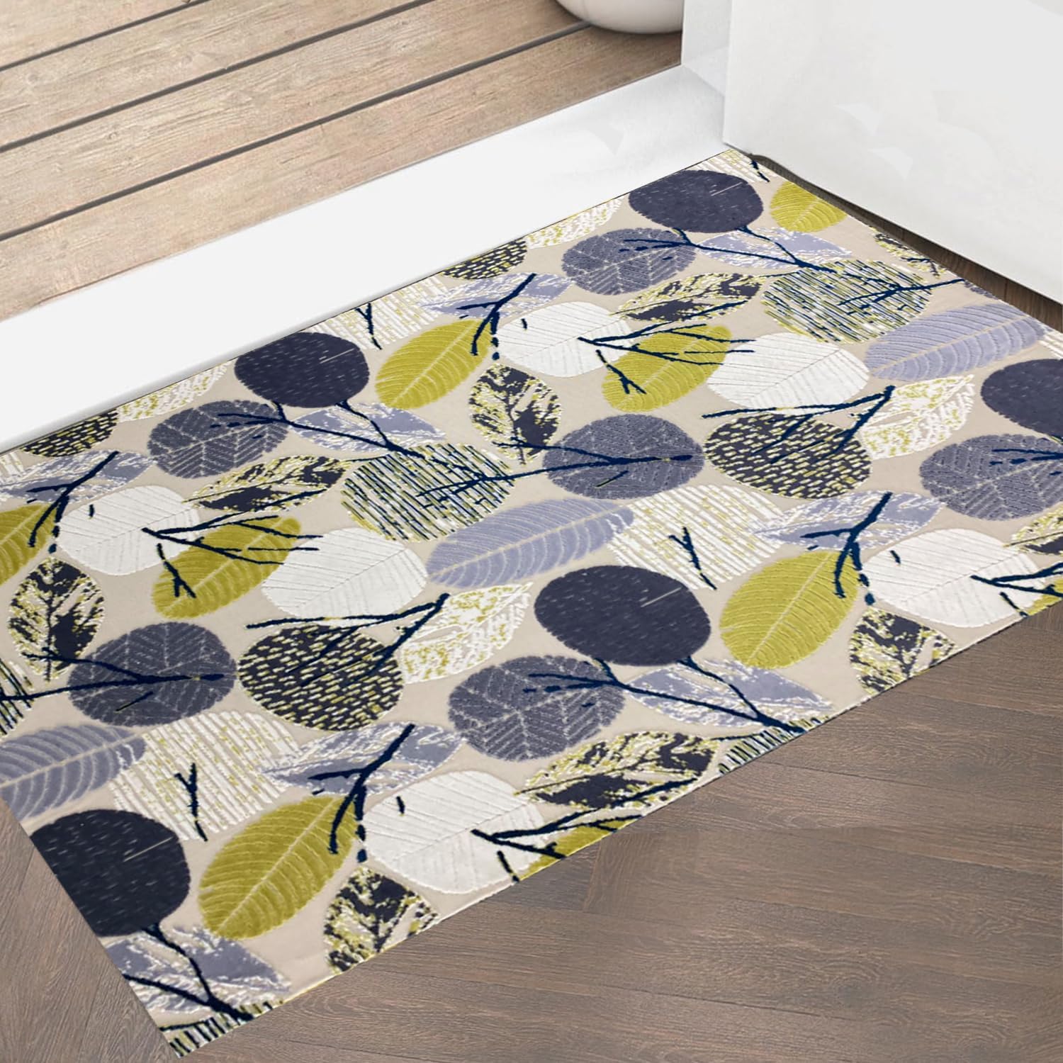 Amazon.com: 1/10 Inch Ultra Thin Door Mat Indoor,20x32,Non Slip Self ...