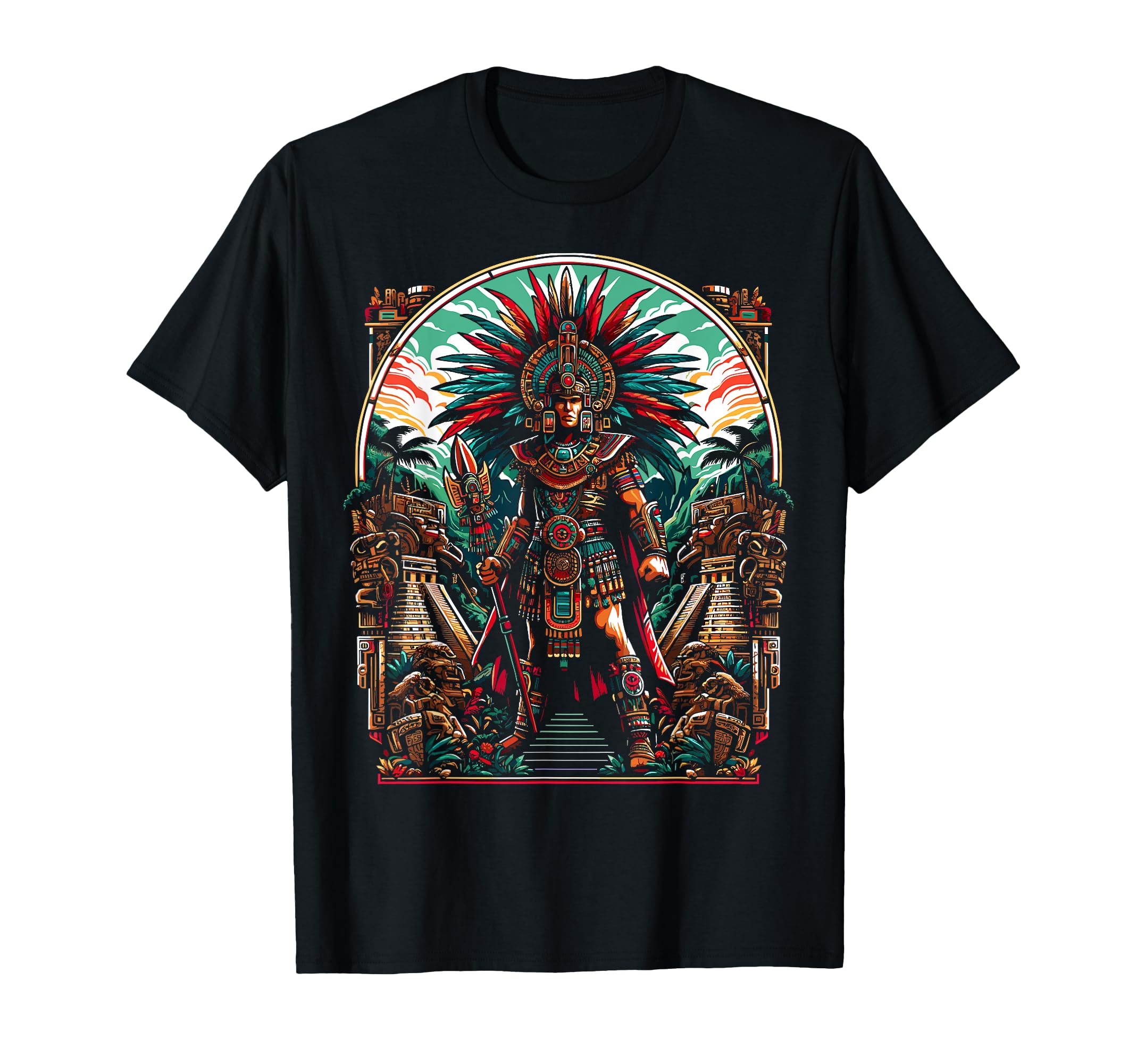 Amazon.com: Aztec Warrior Mexico Native Mexican Aztec Civilization T ...