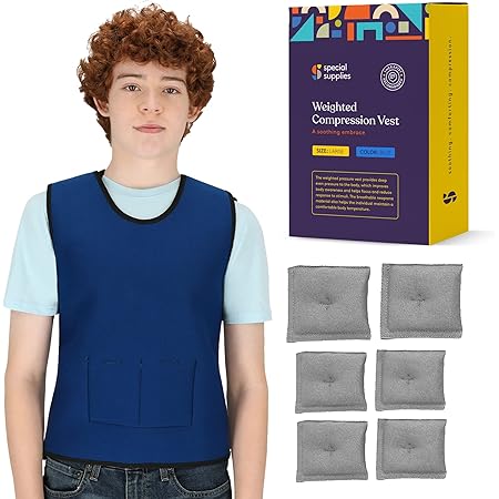 Amazon.com: Special Supplies Sensory Compression Vest Deep Pressure ...