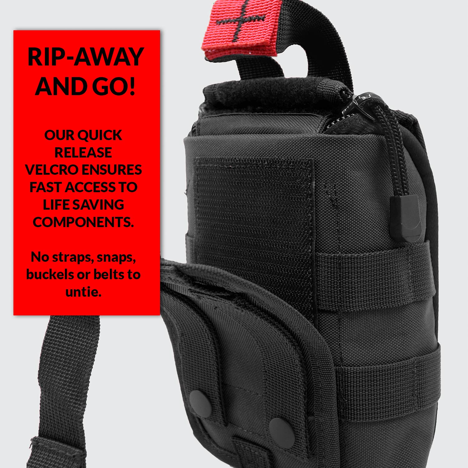 Buy MediTac IFAK Molle - Eagle Type Tactical Trauma Kit Feat. Rip-Away ...
