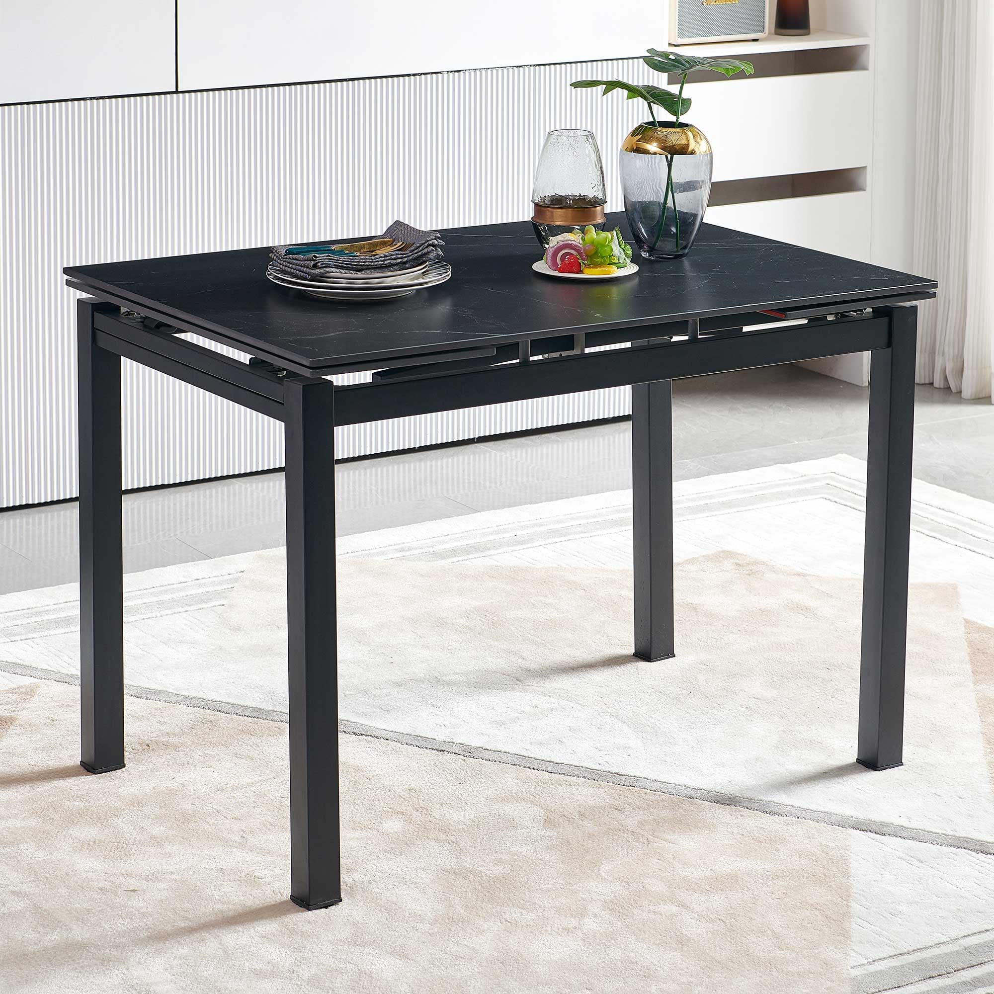 Snapklik.com : NicBex Dining Table Kitchen Table Farmhouse Ceramic ...