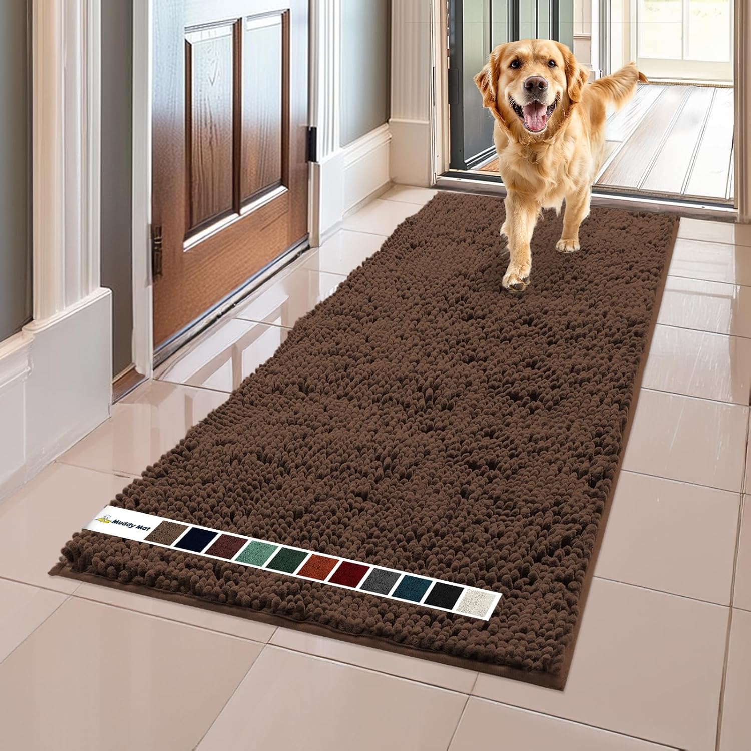 Amazon.com: Muddy Mat® Shown ON TV Highly Absorbent Microfiber Door Mat ...