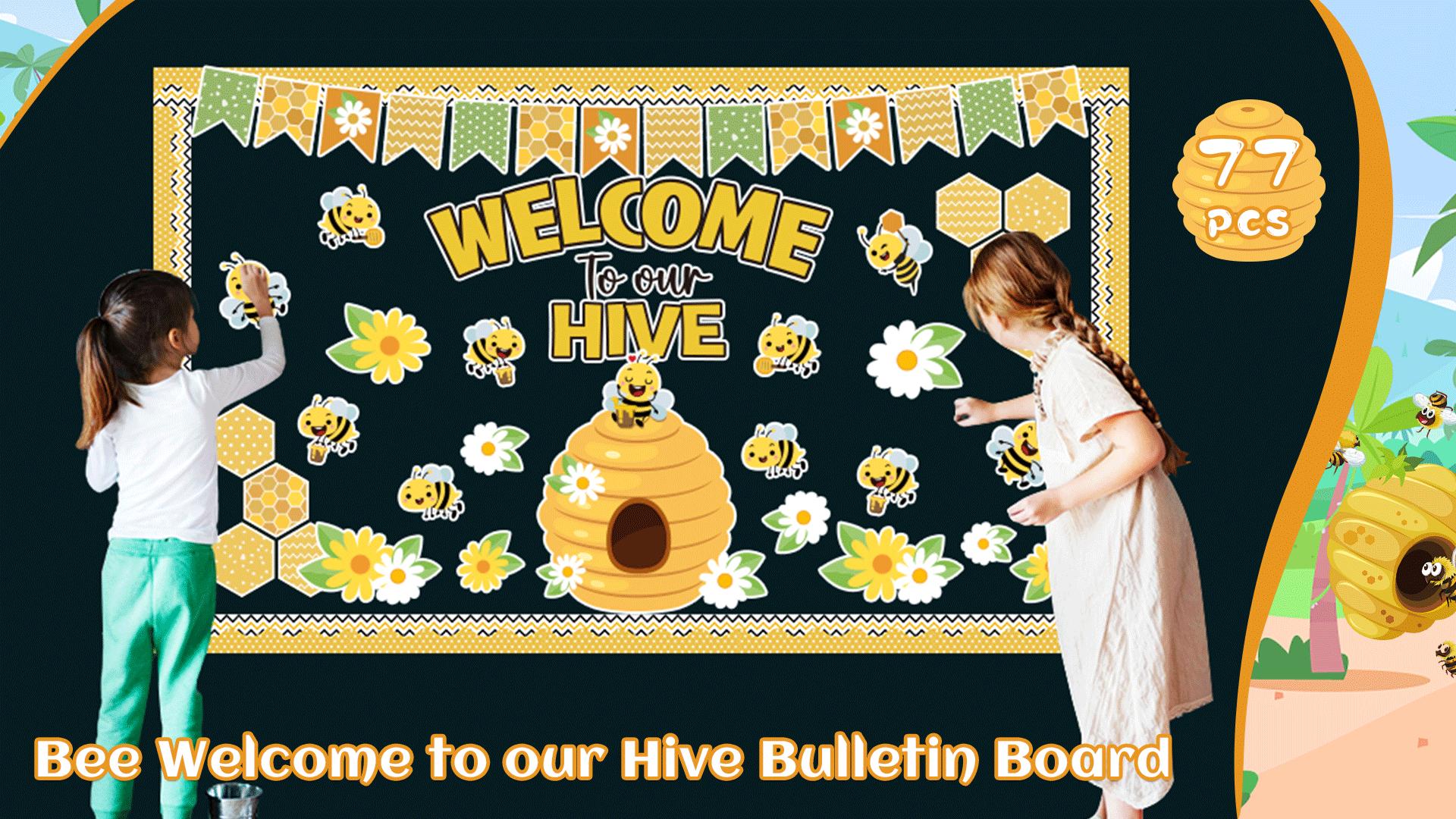 Bulletin Board Decorations Spring Bees Welcome To Our Hive Bulletin ...
