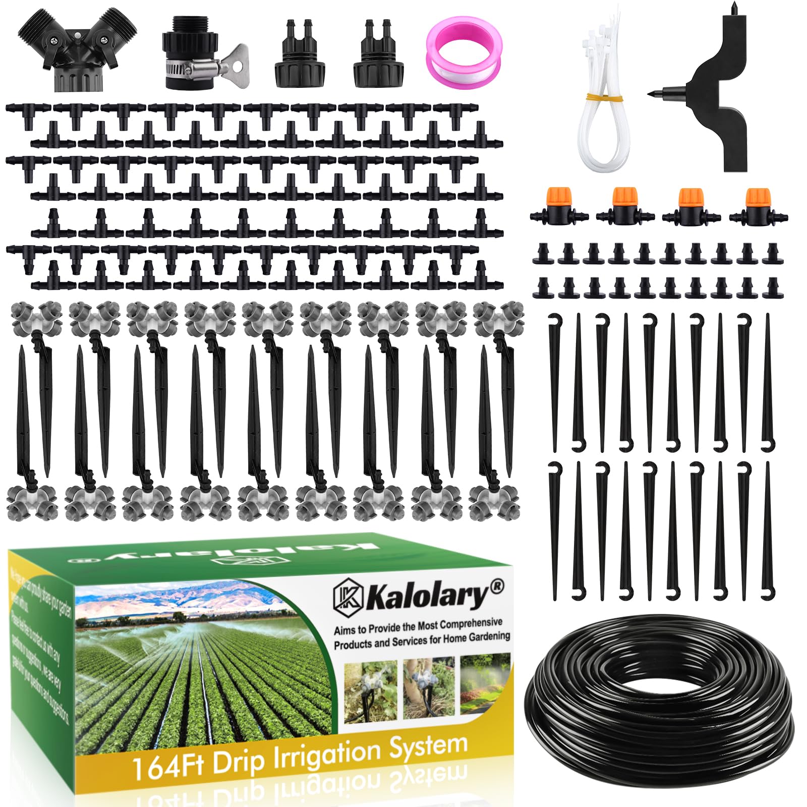 Drip Irrigation Parts Residential 5pcs Adjustable Automatic Drip