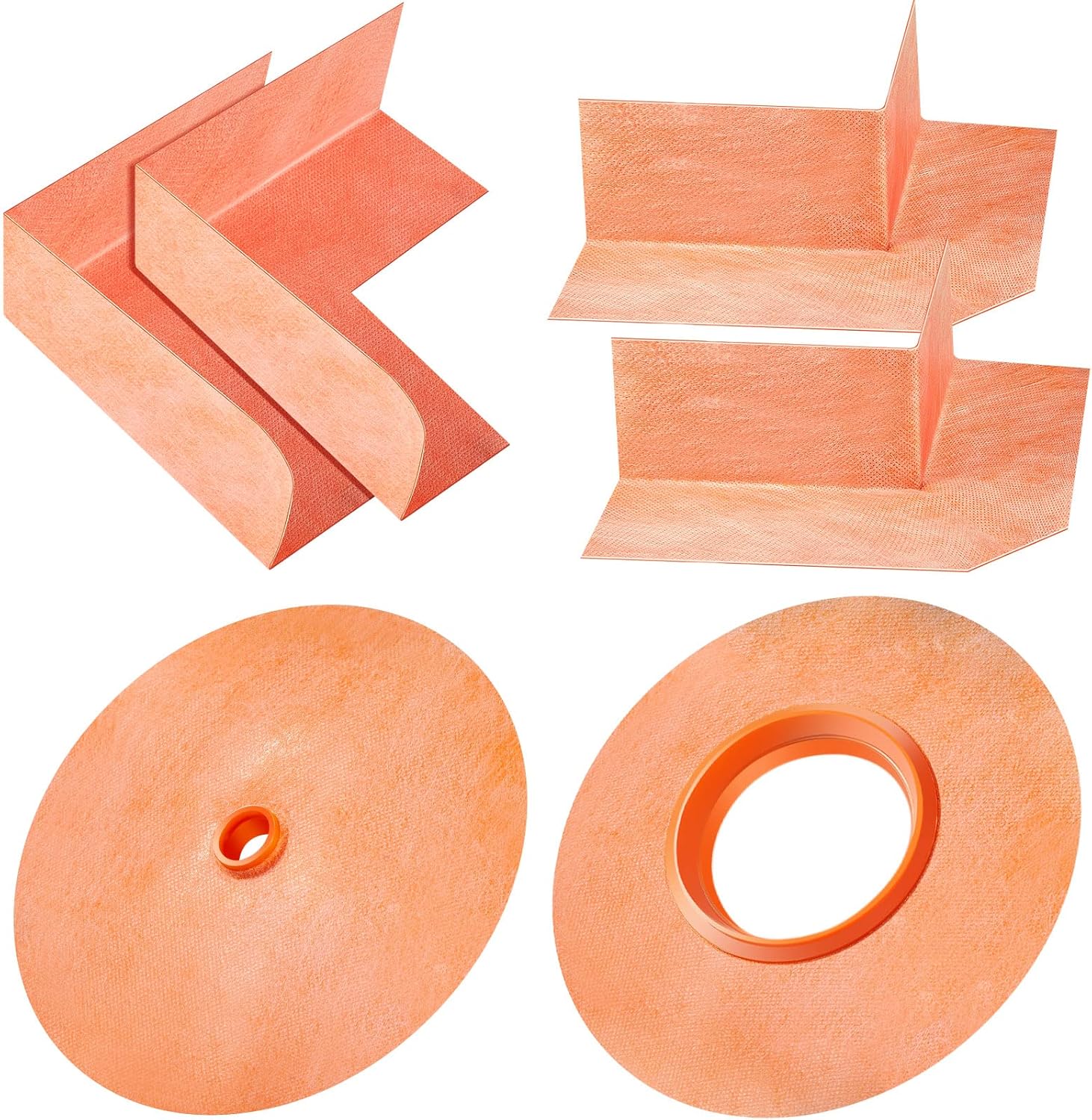 6 Pcs Waterproofing Corner Shower Seamless Membrane Corner, Inside ...