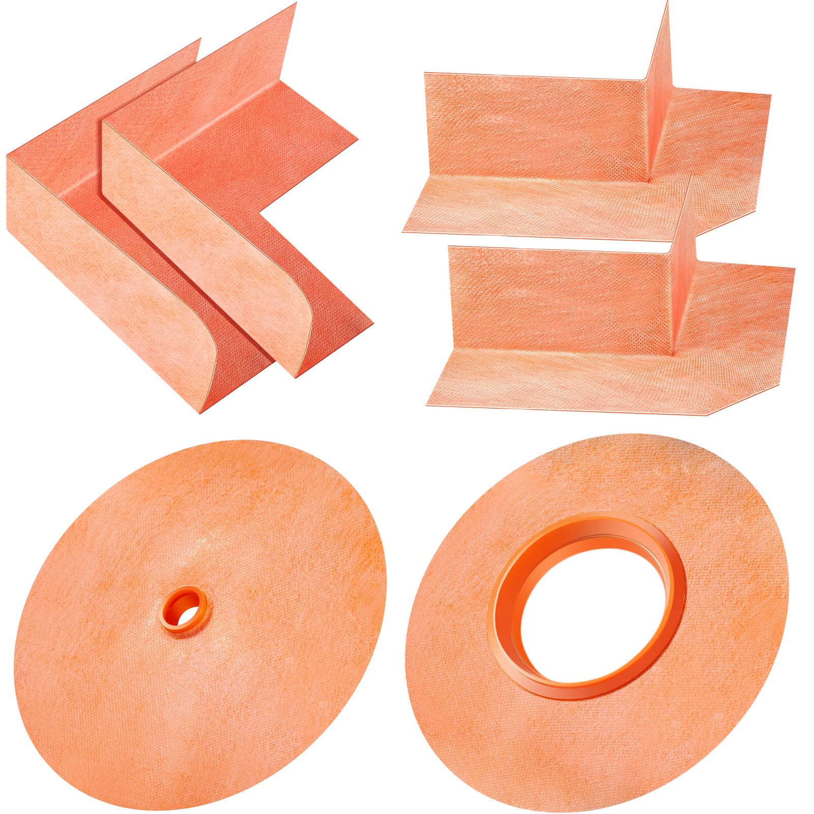 Buy 6 Pcs Waterproofing Corner Shower Seamless Membrane Corner, Inside ...