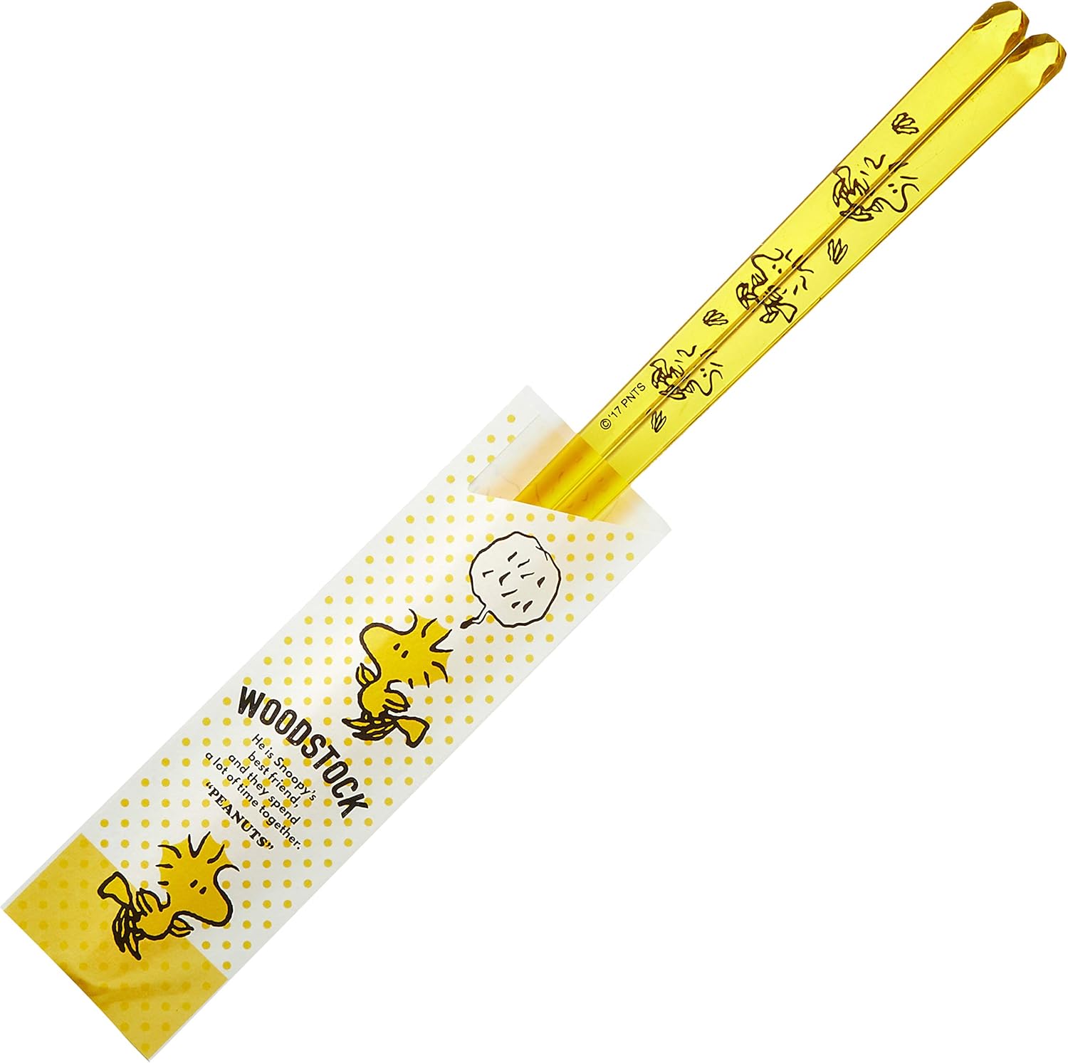Amazon.com: Peanuts 402522 Woodstock Color Face Halo Clear Chopsticks ...