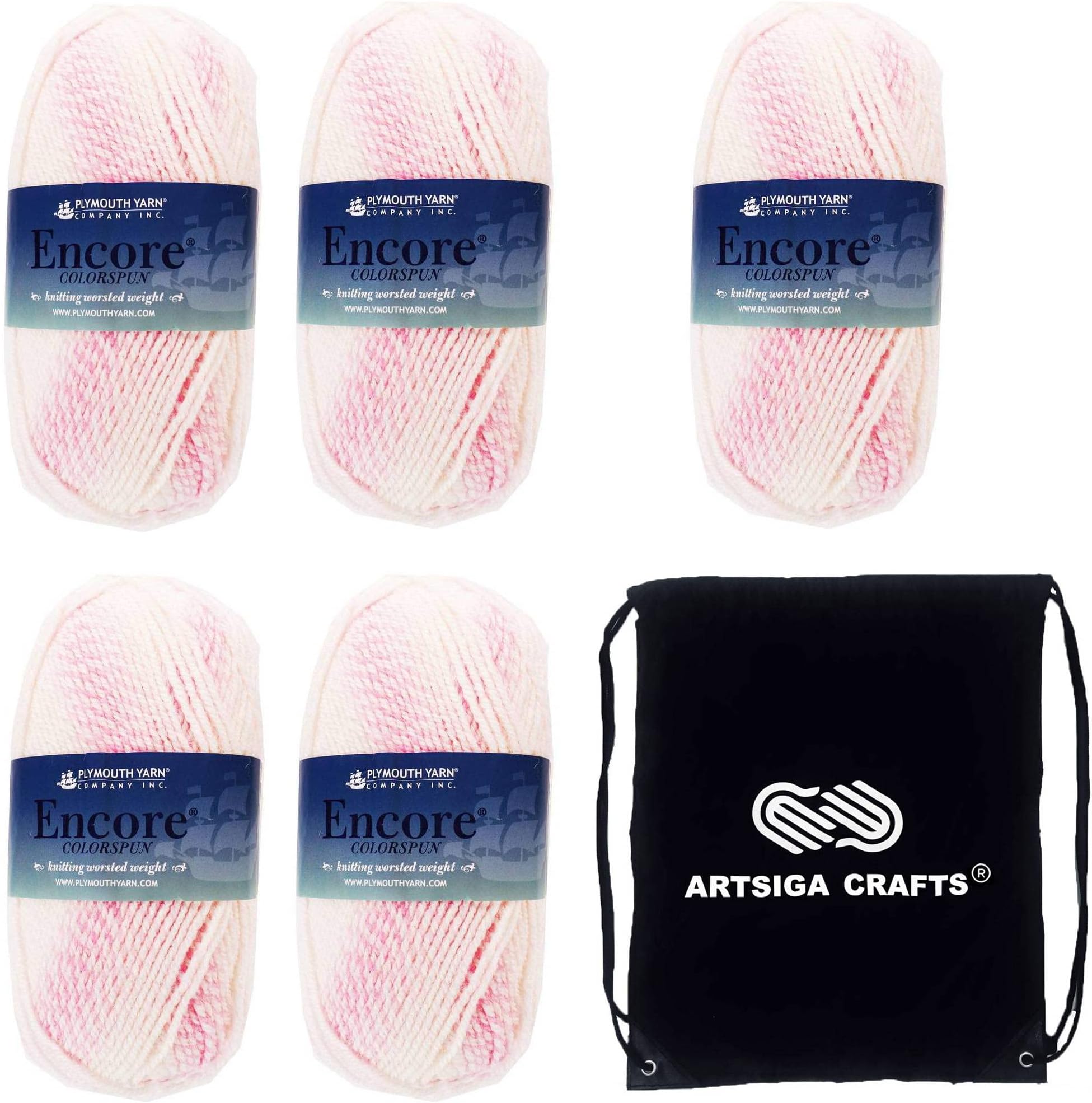 Amazon.com: Plymouth Encore Colorspun Worsted Yarn - Color 7203 ...