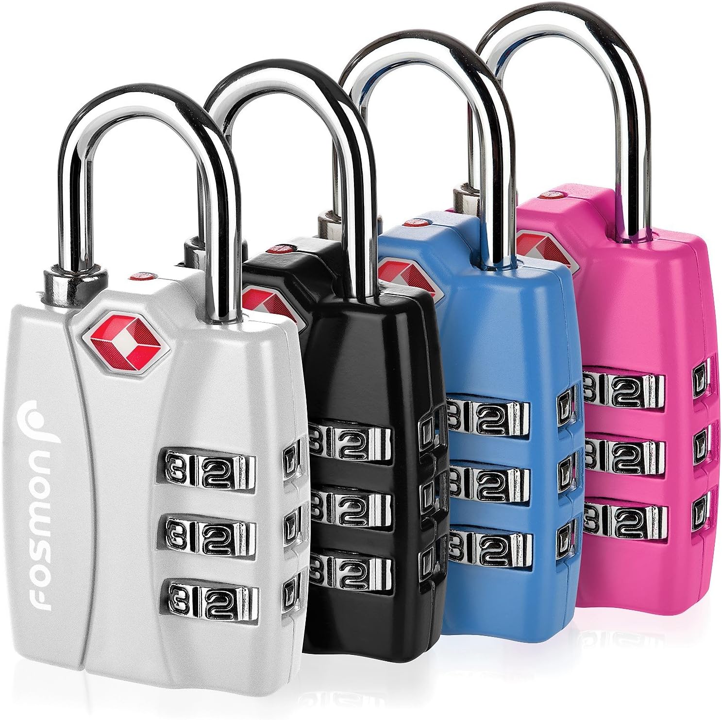 Amazon.com: 4 Dial Digit TSA Approved Travel Luggage Locks Combination ...