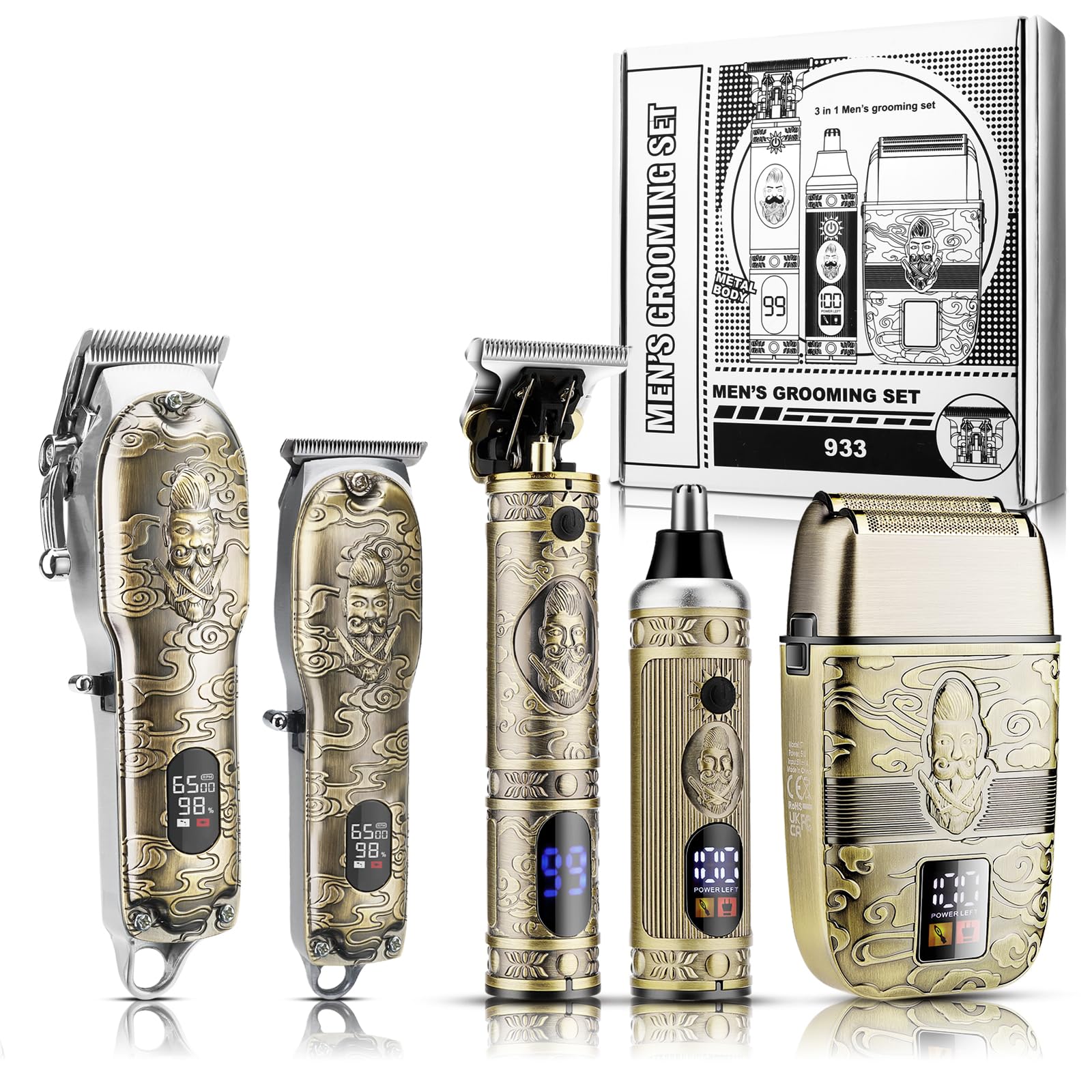 Amazon.com: Karrte Upgraded Men’s Grooming Kit Professional Hair ...