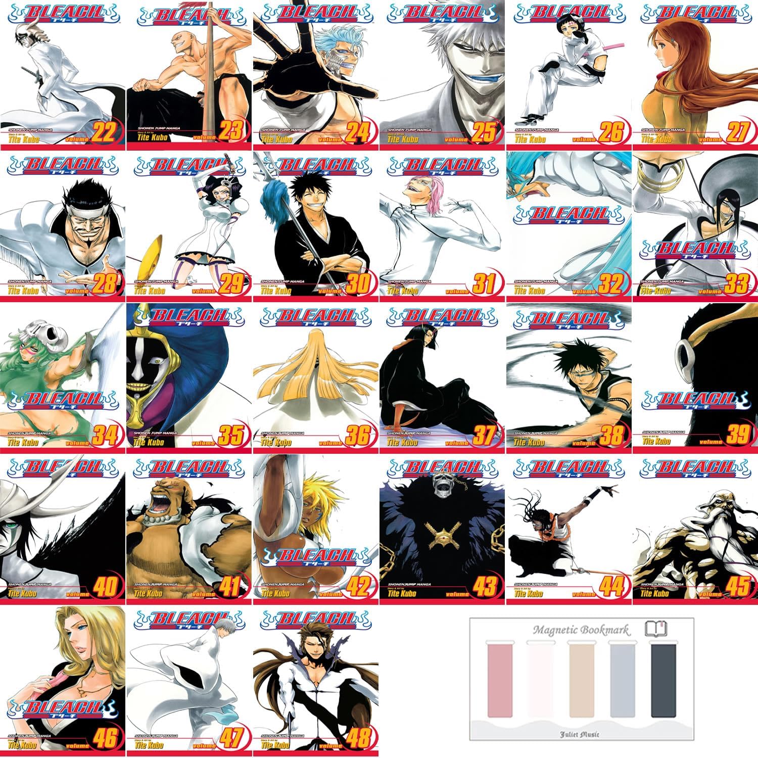 Amazon.com: Bleach Manga (27 Books): 22-48 volumes by Tite Kubo with ...