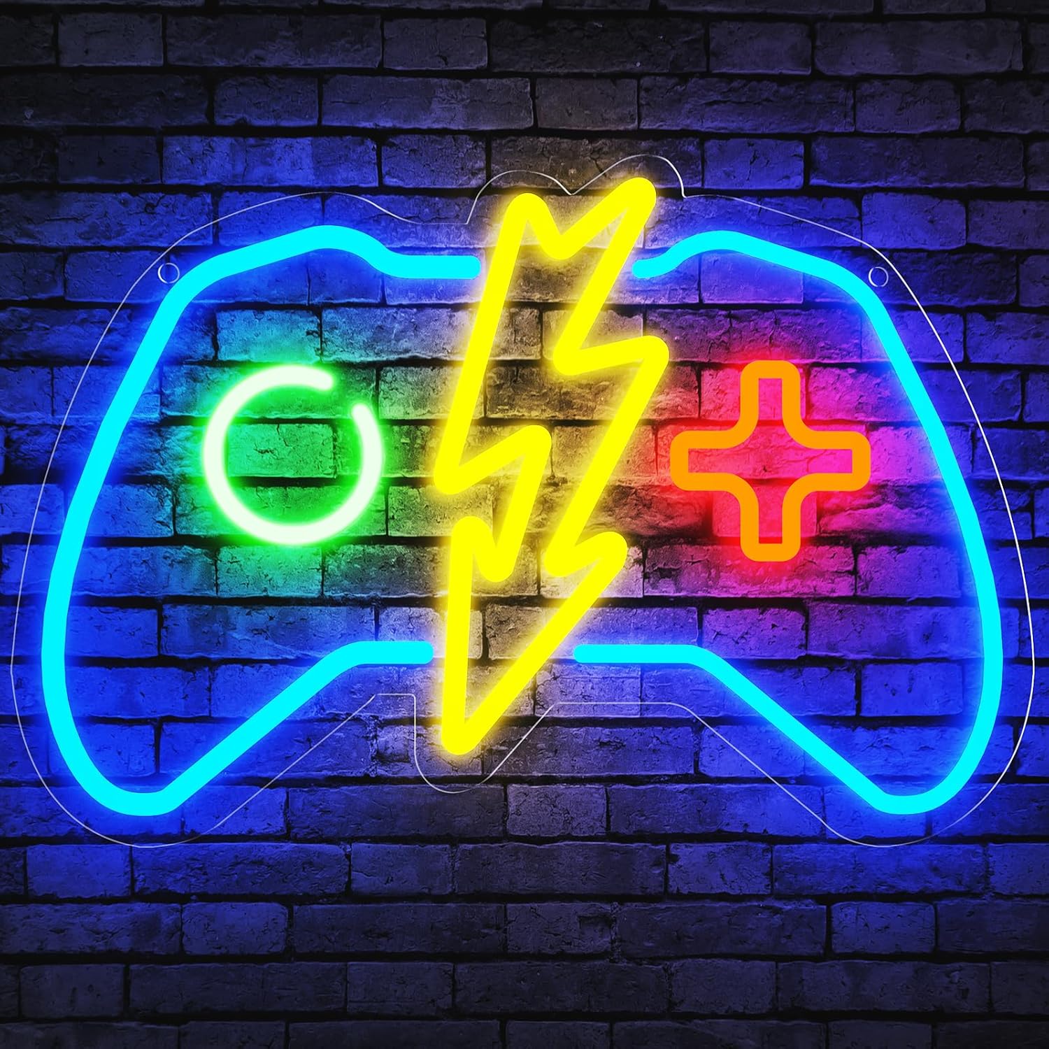 Gaming Neon Sign Wall Decor: Dimmable Gamer LED Neon Lights for Video ...