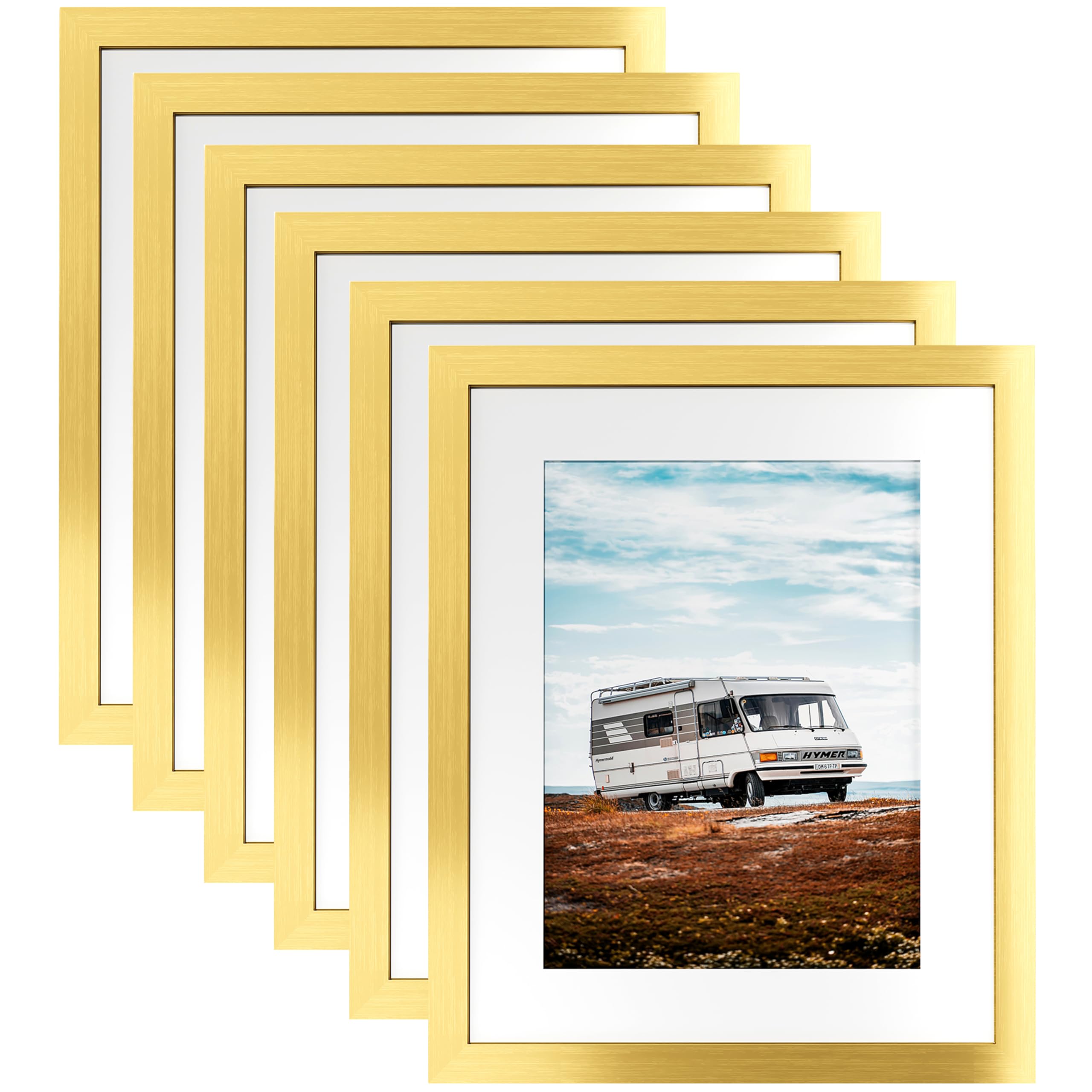 Amazon.com - PEALSN 11x14 Picture Frame Set of 6, Display Pictures 8x10 ...