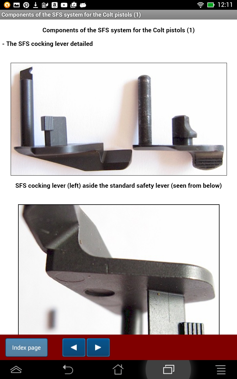 SFS (Safety Fast Shooting) device for Colt pistols - App on Amazon Appstore