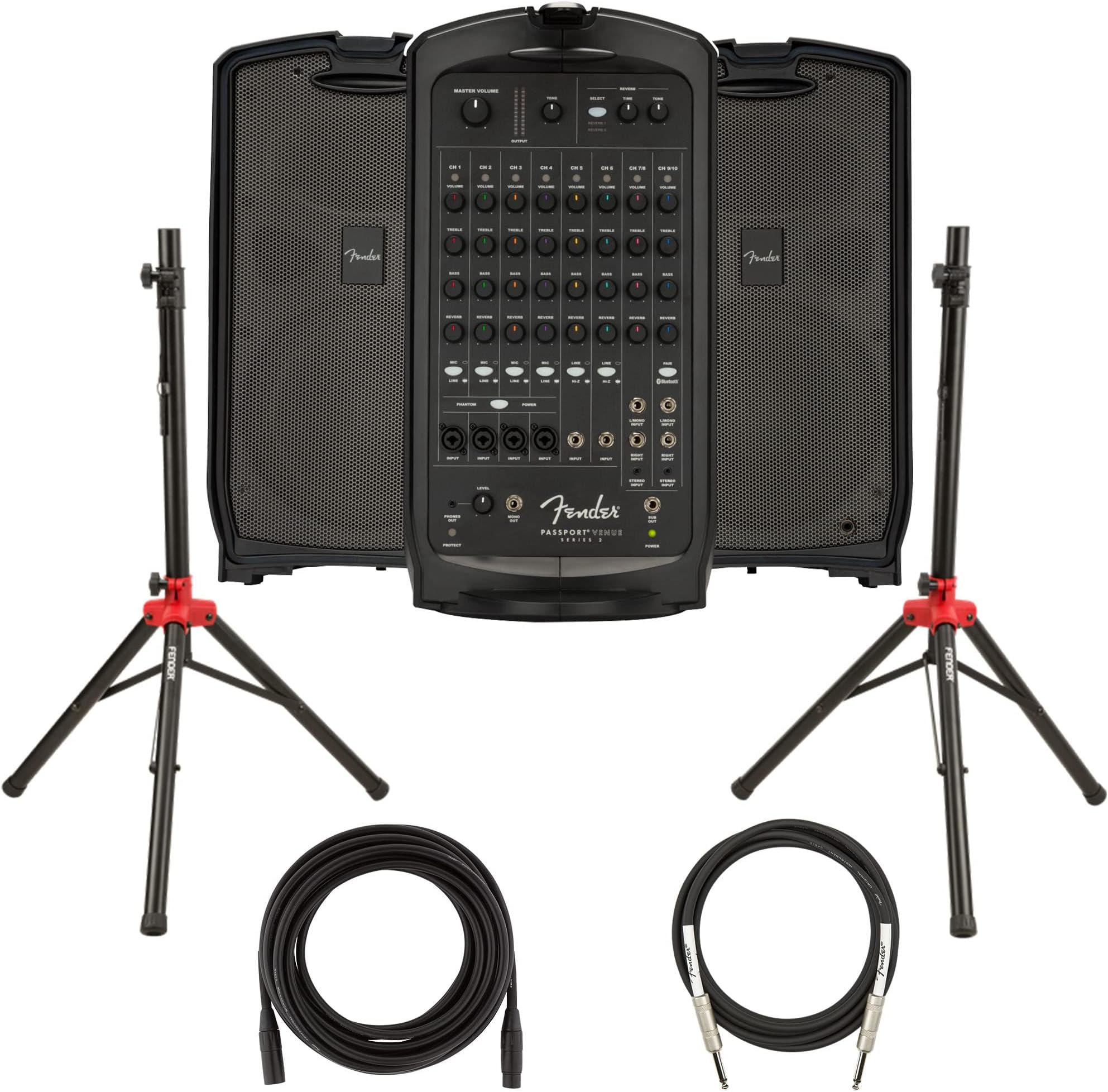 Amazon.com: Fender Passport Venue S2 Portable PA System Bundle with ...