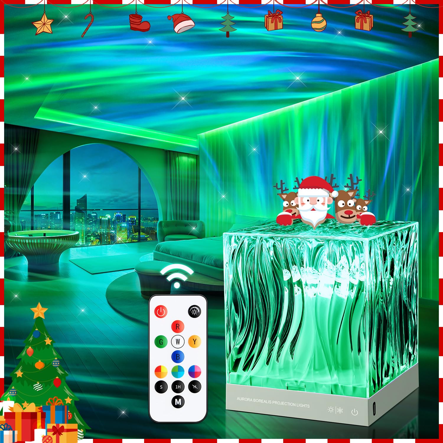 Buy One Fire Night Light Projector for Bedroom, 48 Lighting Modes ...