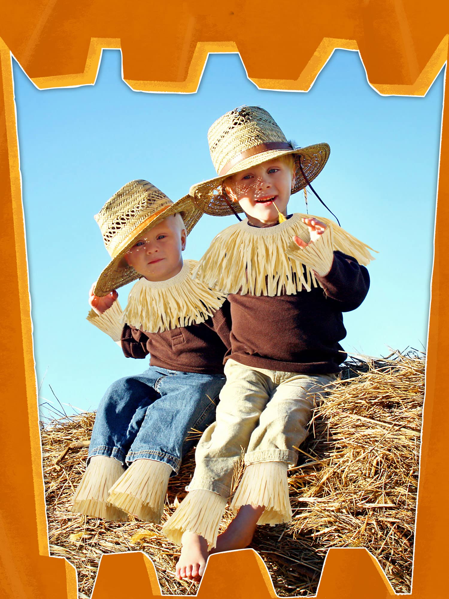 Snapklik.com : 50 Pcs/ 10 Set Halloween Scarecrow Costume Scarecrow ...