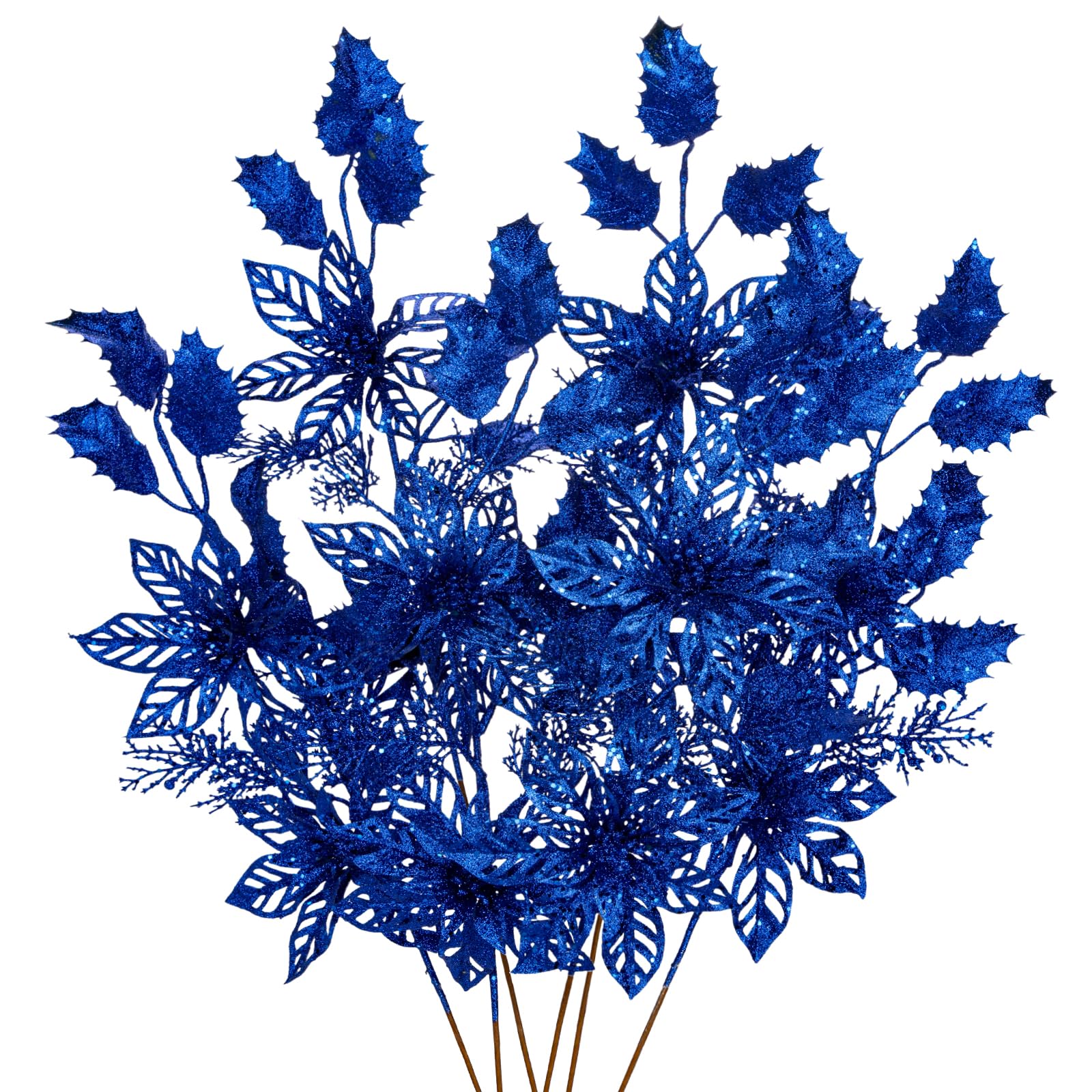 Amazon.com: 6 Pcs Christmas Tree Picks 25 Inch Glitter Christmas ...