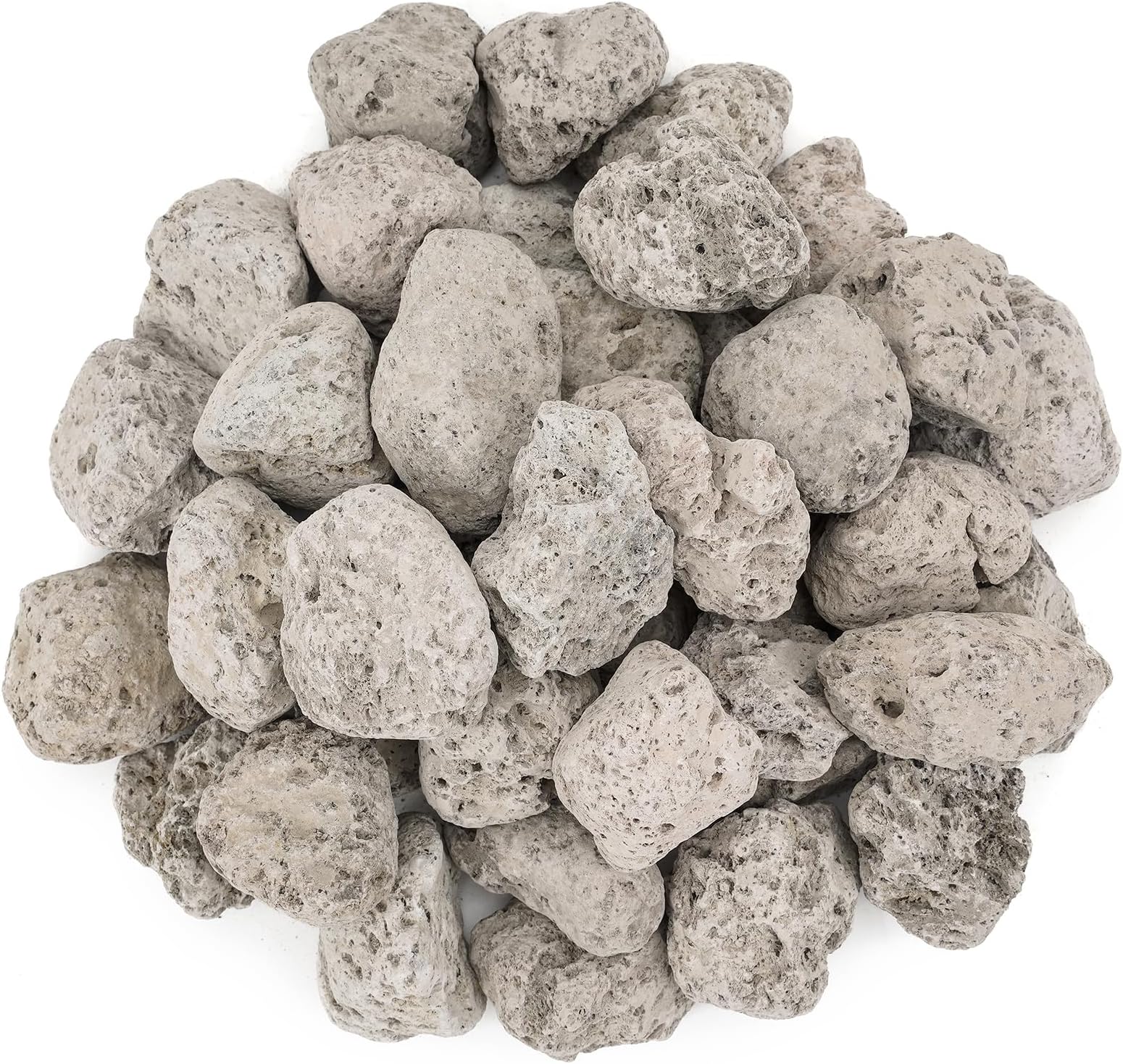 Amazon.com: Stanbroil Light Weight White Lava Rock Granules - Natural ...