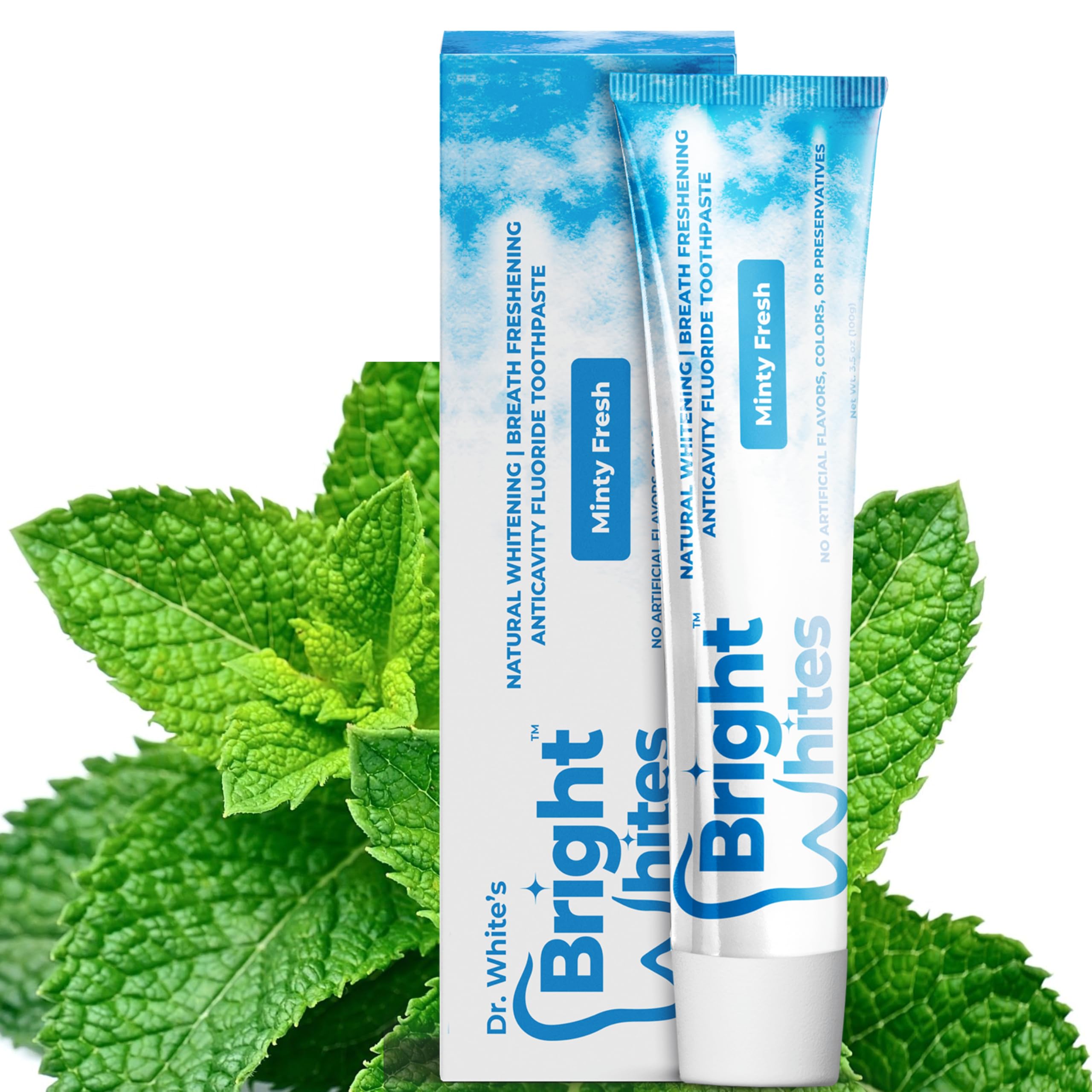 Amazon.com: Dr. White's Bright Whites Anticavity Fluoride Toothpaste ...